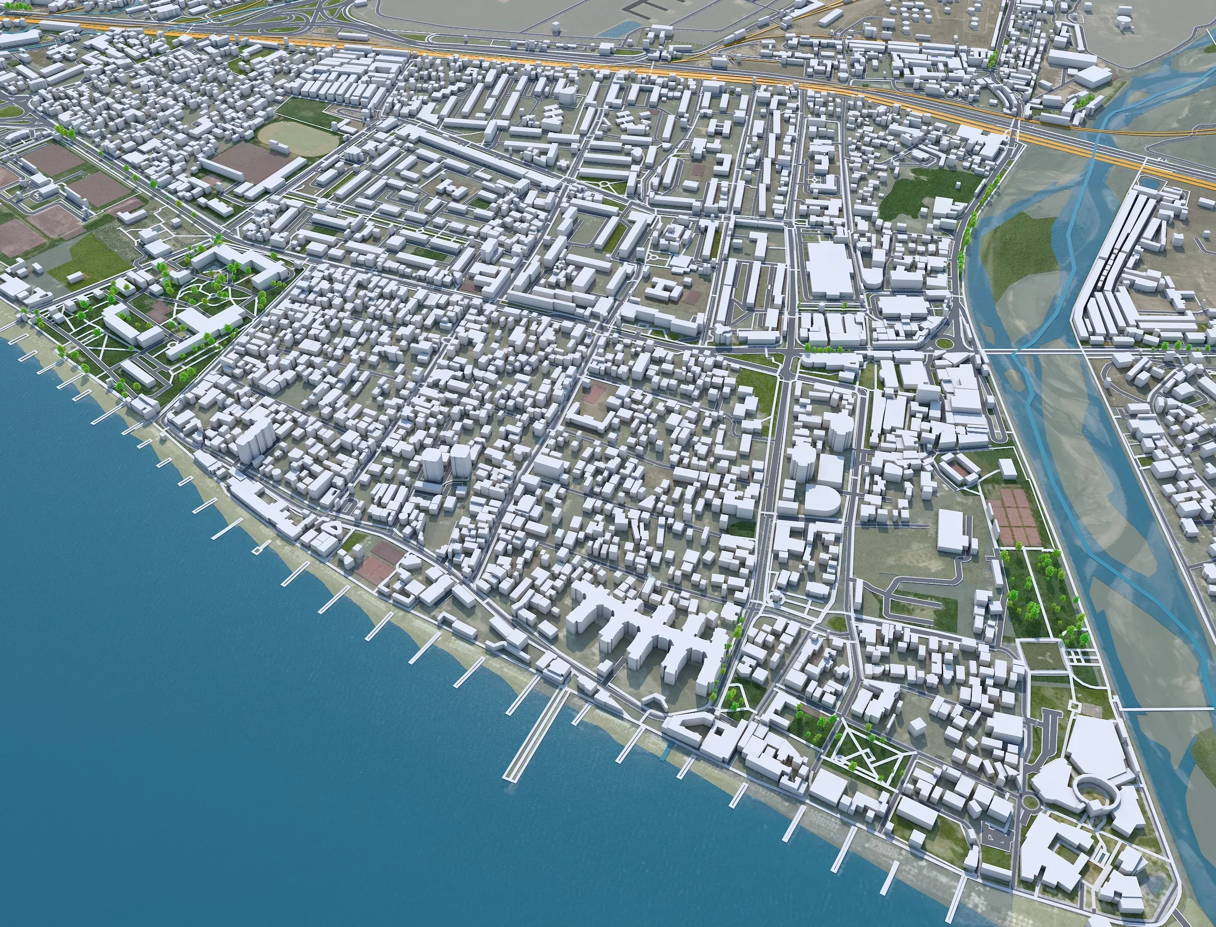 Adler city Krasnodar Krai Russia - FlippedNormals