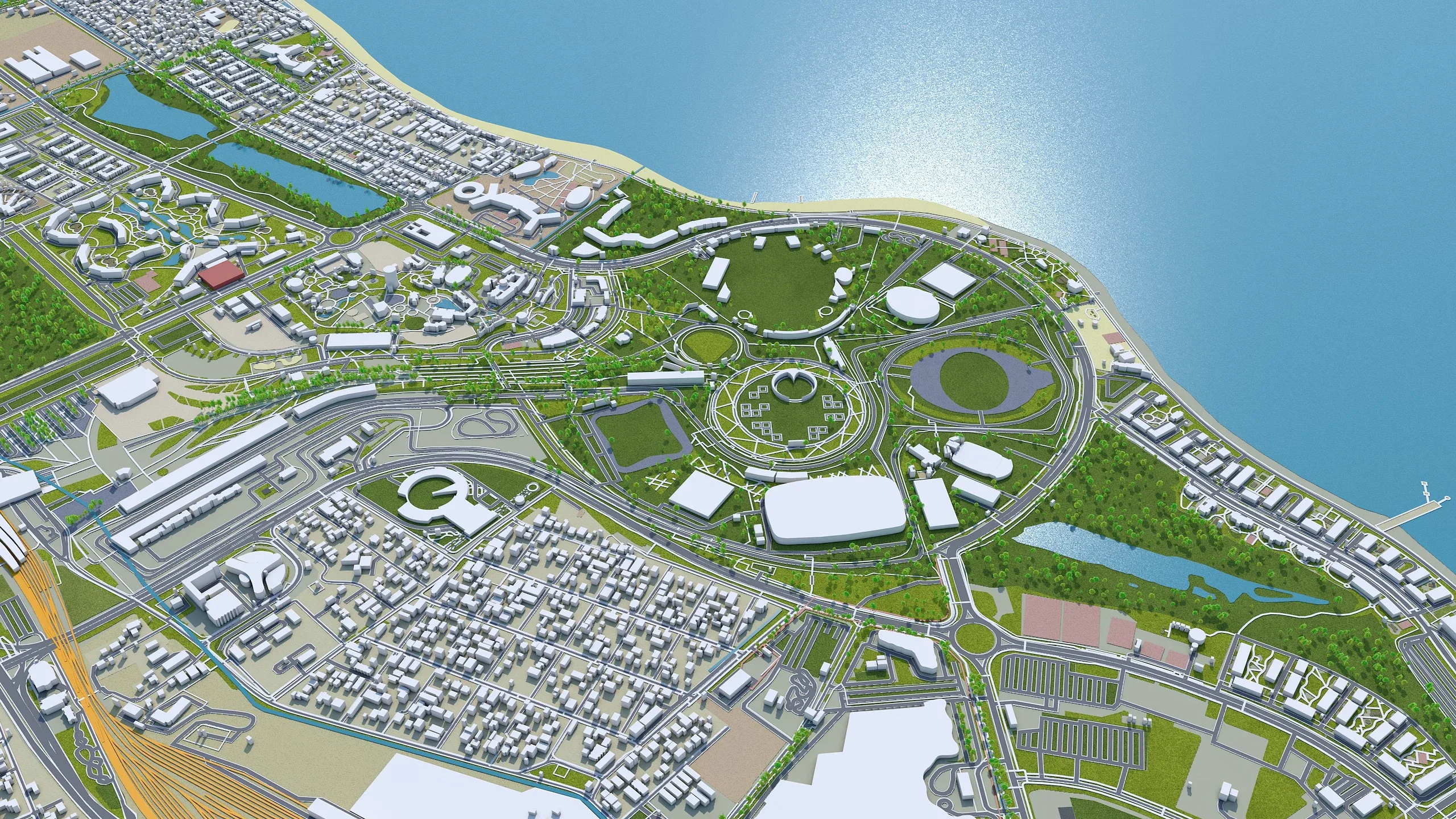 Adler city Krasnodar Krai Russia - FlippedNormals