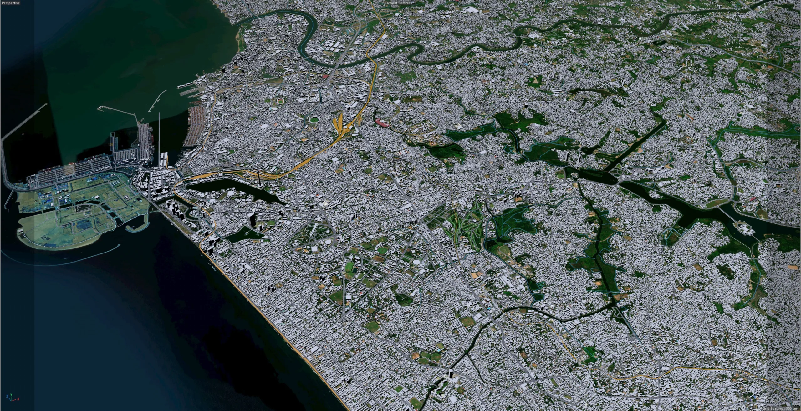 Colombo city Sri Lanka 3d model - FlippedNormals