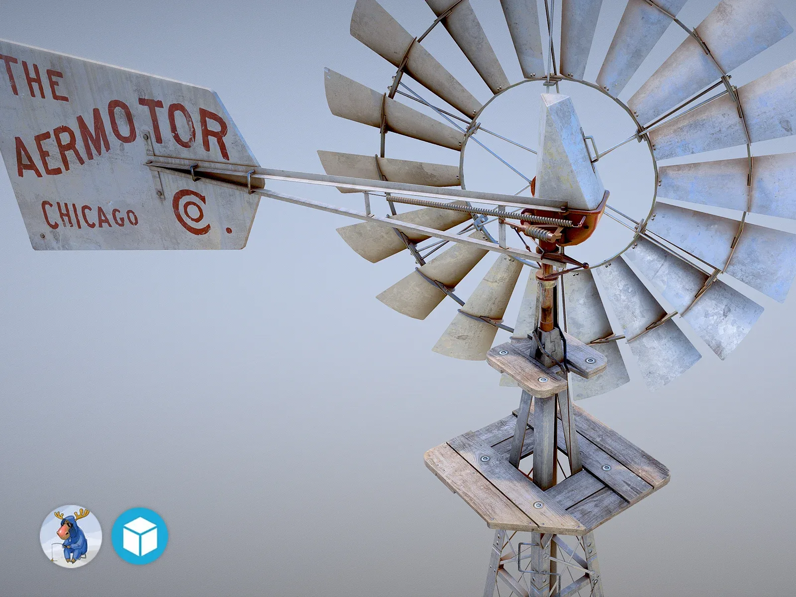 Aermotor WindMill - FlippedNormals