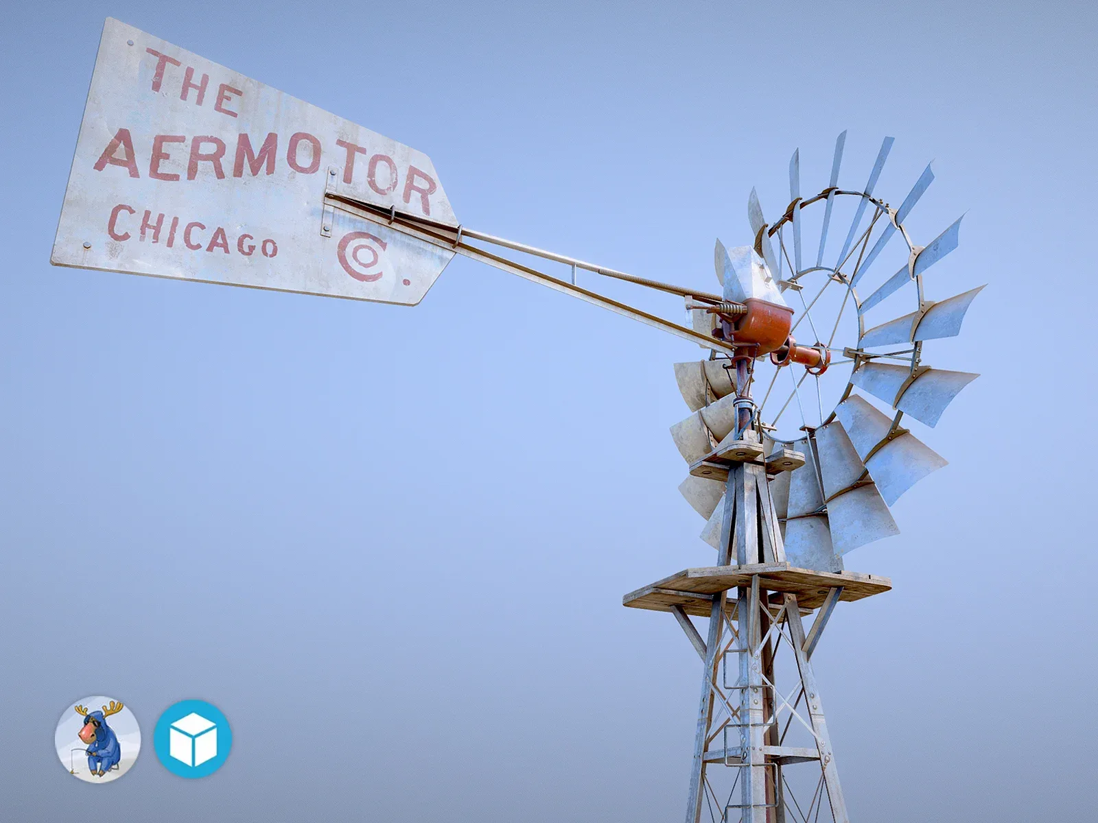 Aermotor WindMill - FlippedNormals