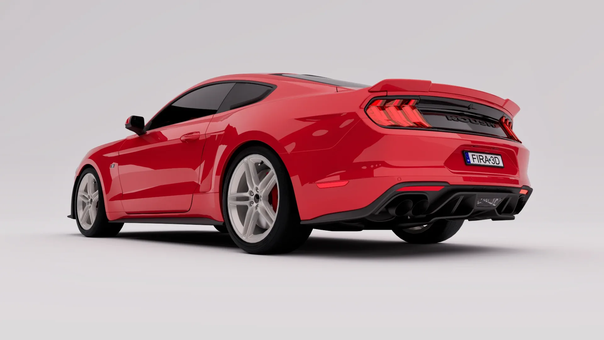 Ford Mustang Roush 2019 (Rigged) - FlippedNormals