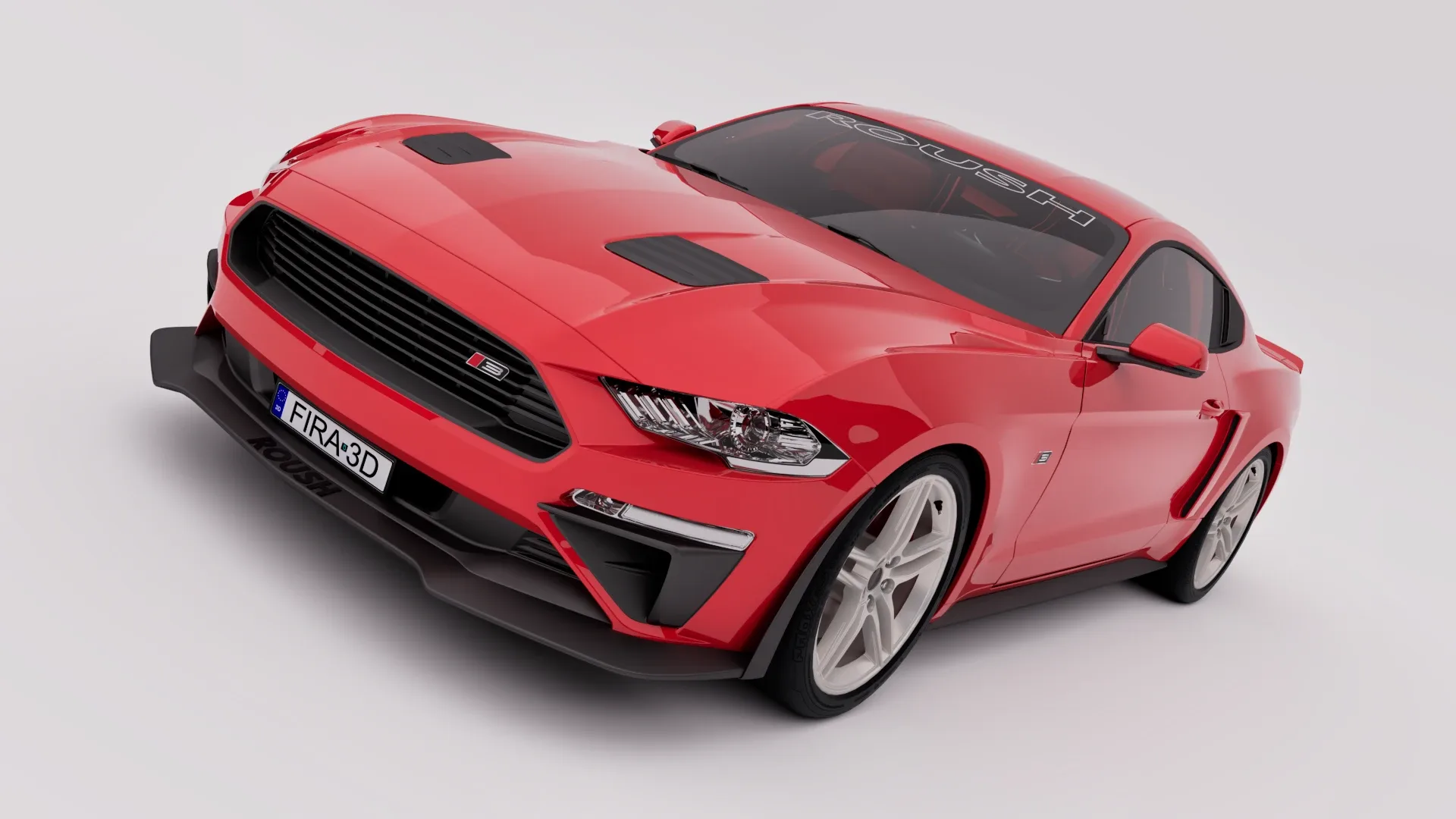 Ford Mustang Roush 2019 (Rigged) - FlippedNormals