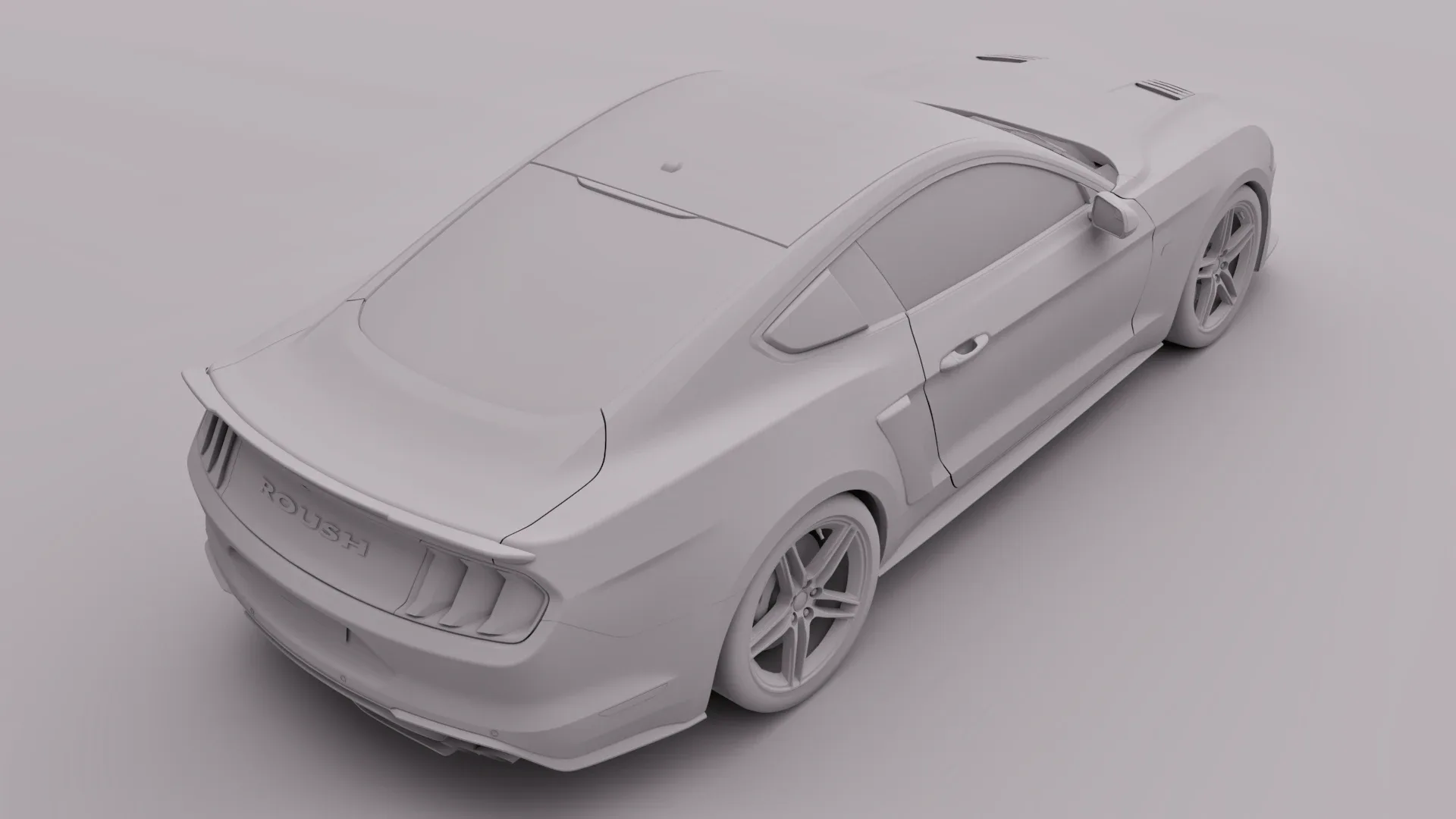 Ford Mustang Roush 2019 (Rigged) - FlippedNormals