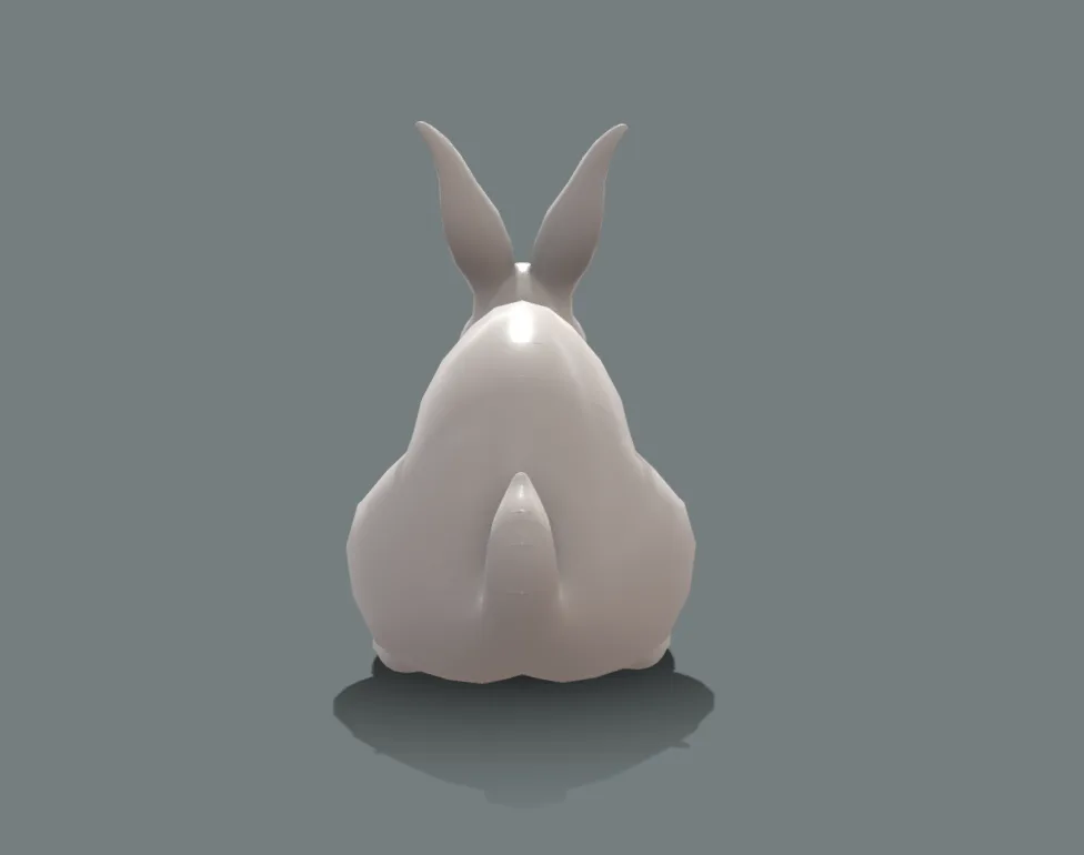 Rabbit BaseMesh - Topology + UV - FlippedNormals