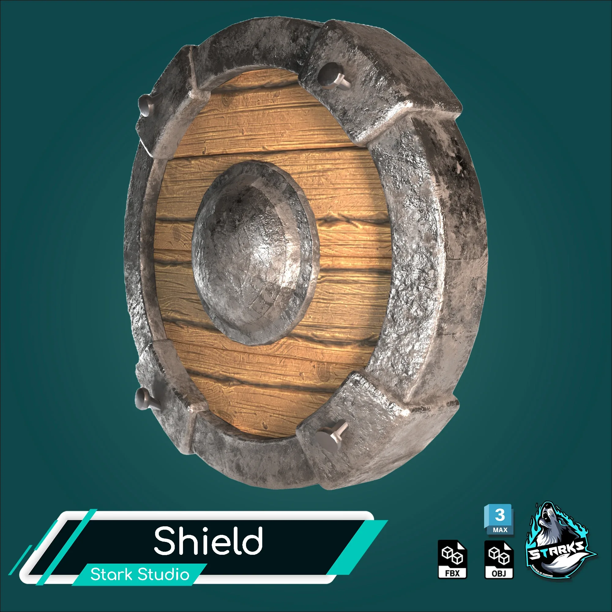 Medieval Shield - FlippedNormals