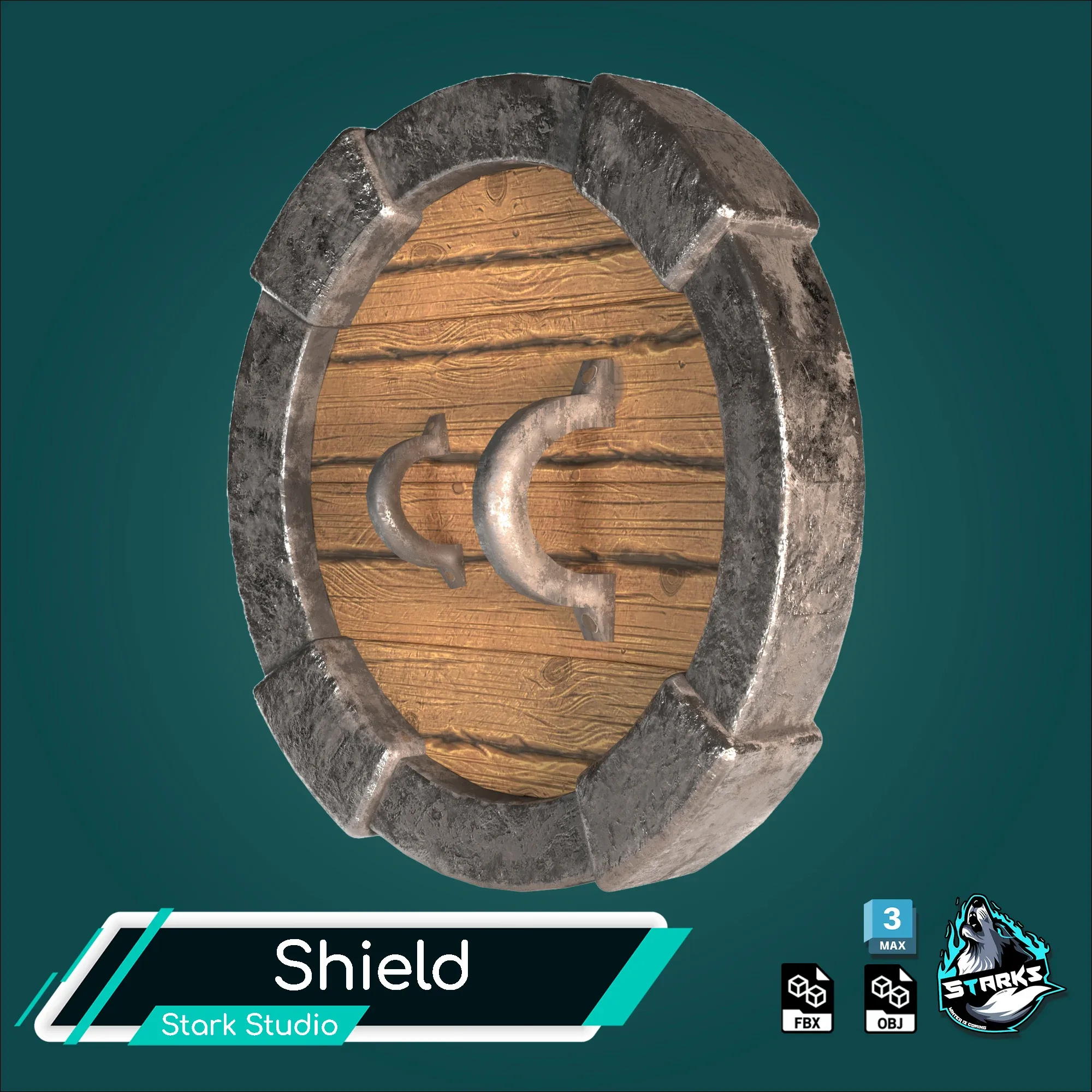 Medieval Shield - FlippedNormals