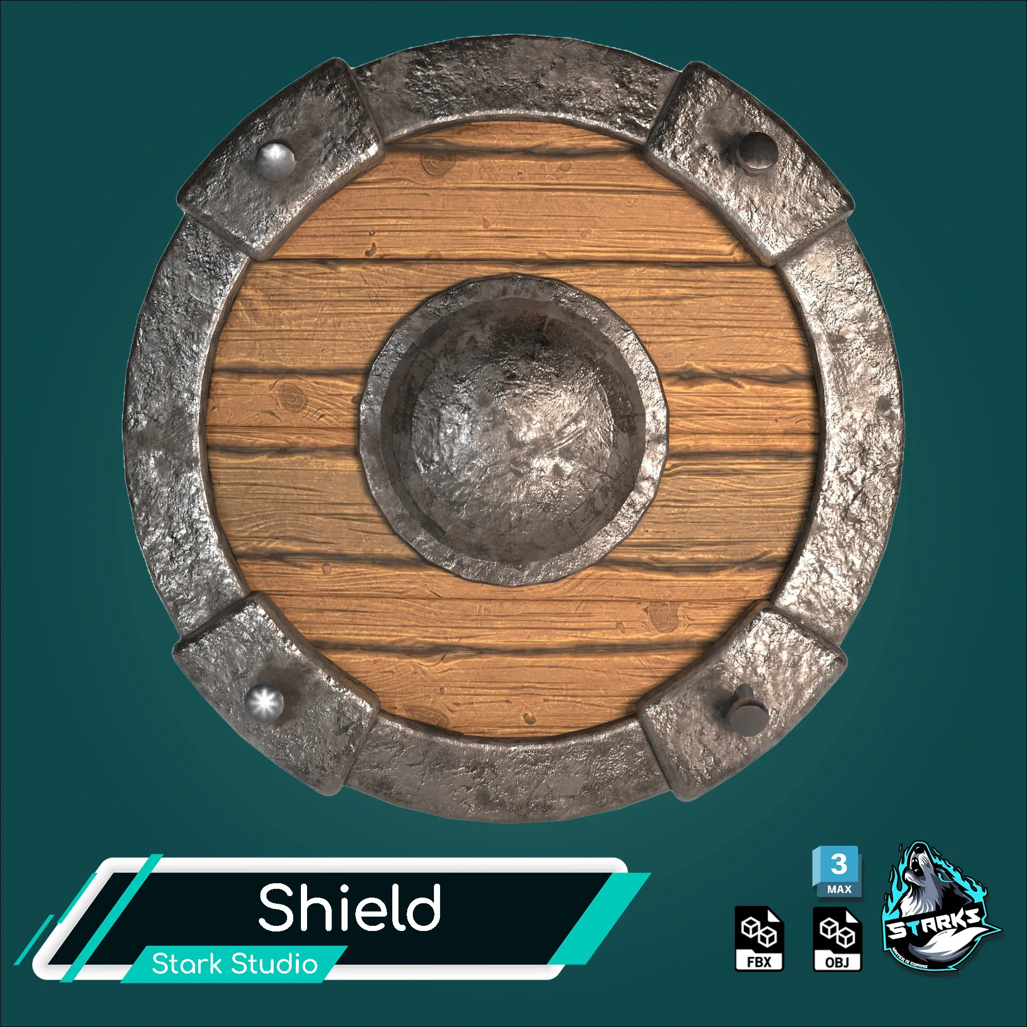 Medieval Shield - FlippedNormals