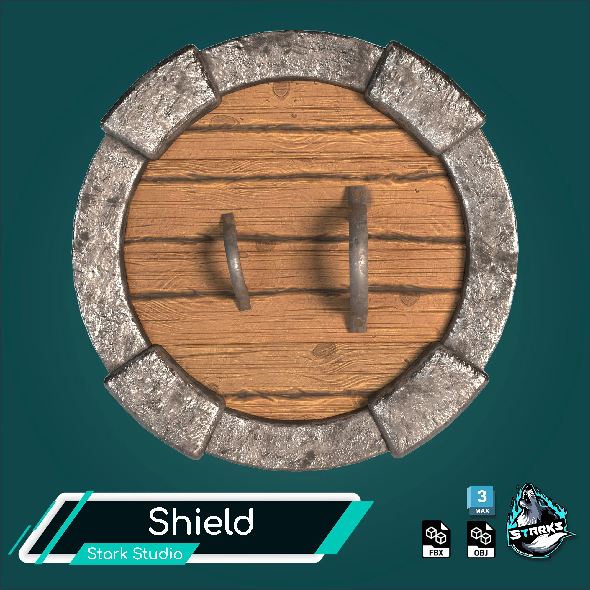 Medieval Shield - FlippedNormals