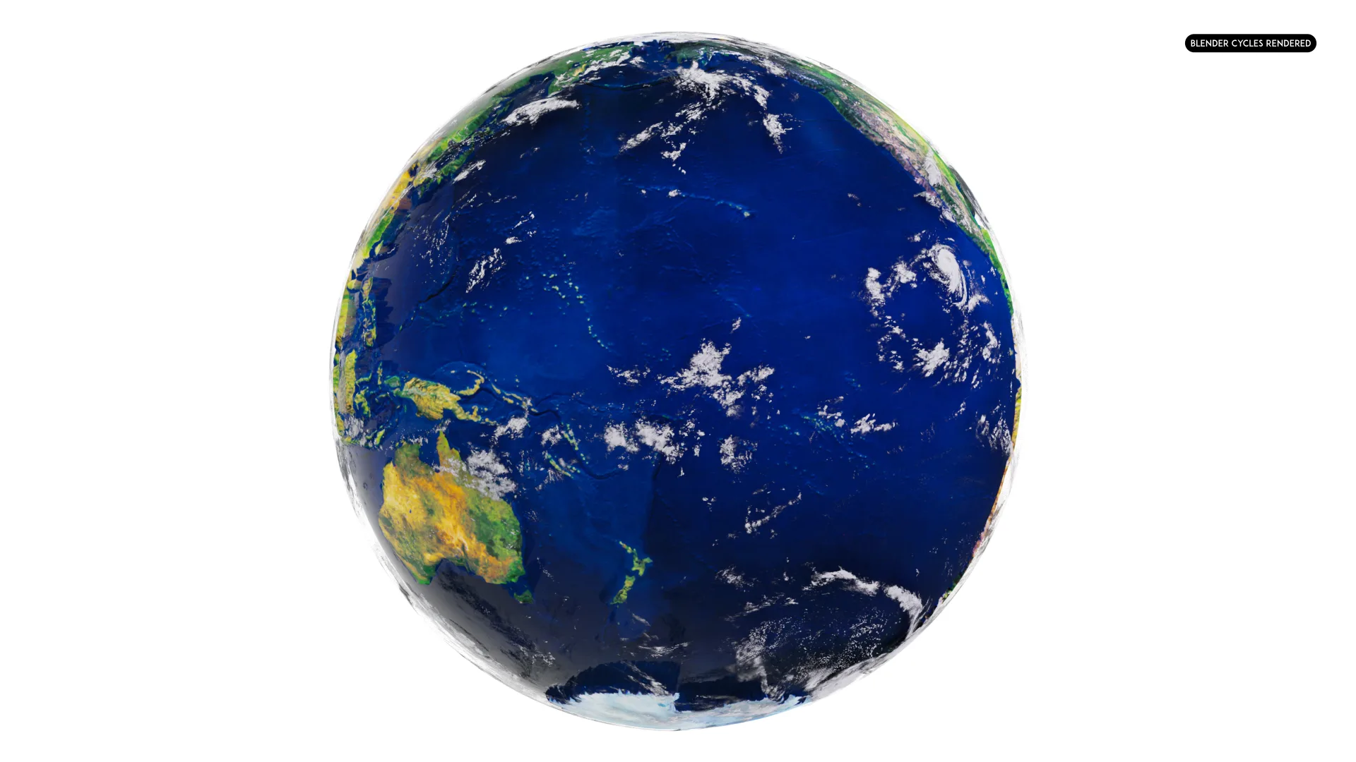 3D Globe Hyper Realistic - FlippedNormals