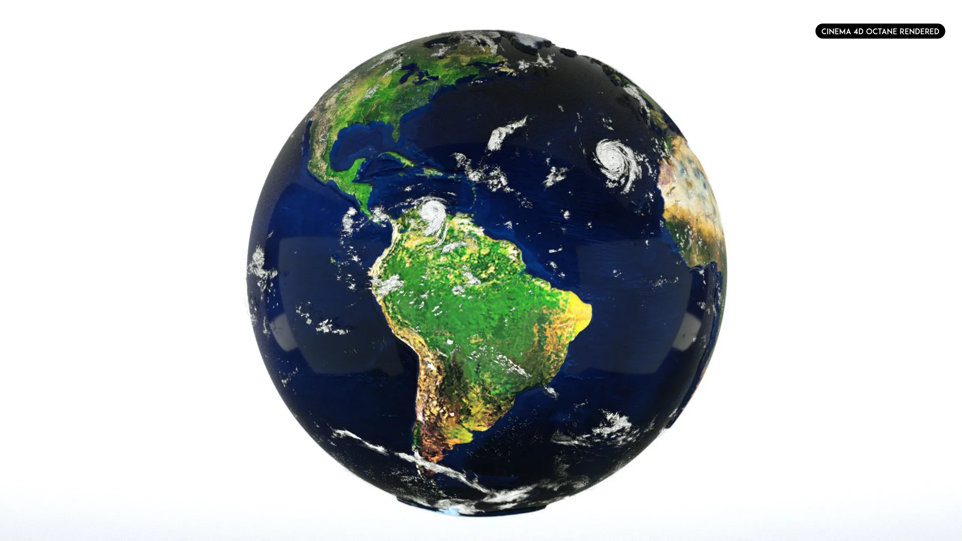 3D Globe Hyper Realistic - FlippedNormals