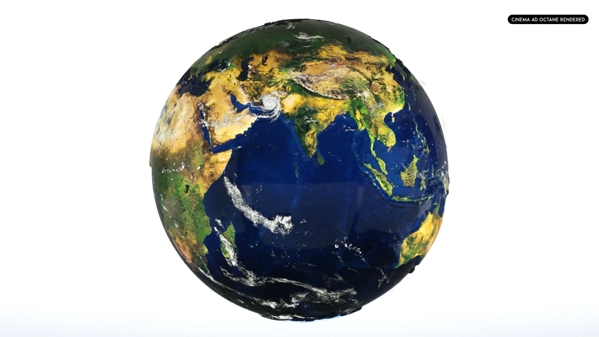 3D Globe Hyper Realistic - FlippedNormals