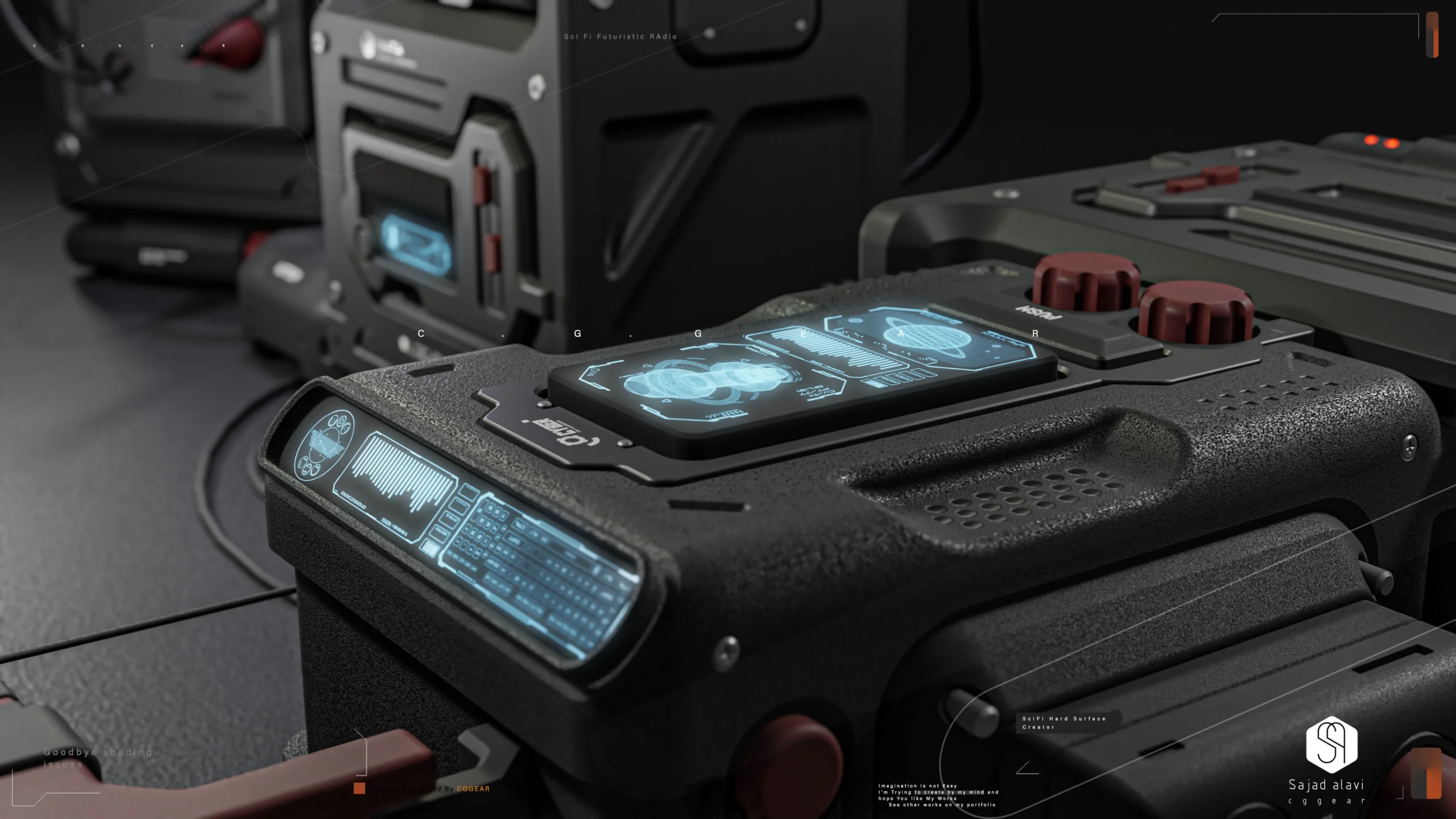 Plasticity 3D modeling : Walkie - FlippedNormals