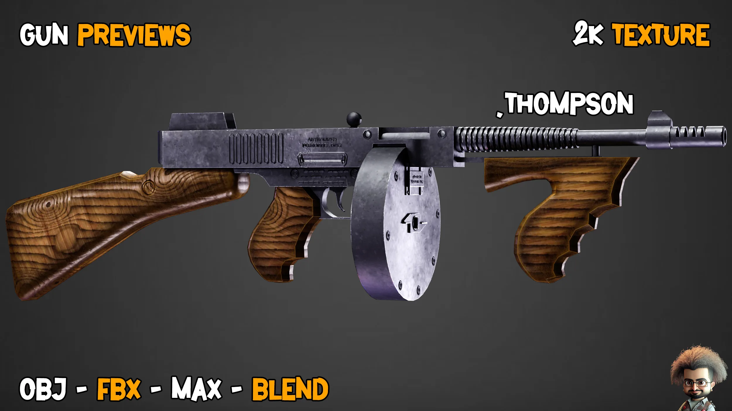 55 Super Game-Ready Guns + Texture - FlippedNormals