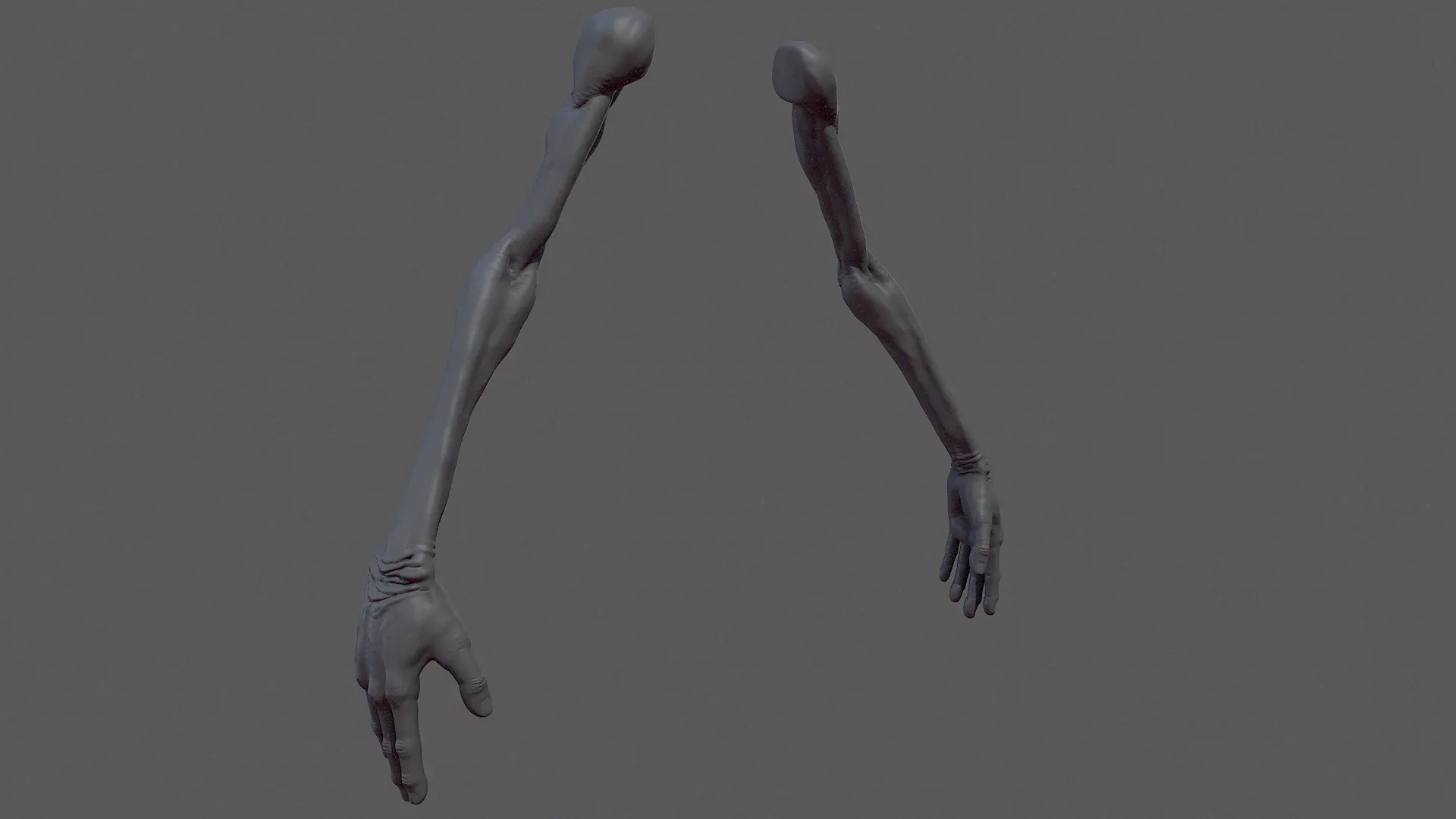 21 Demon Arms ZBrush IMM Kitbash - FlippedNormals