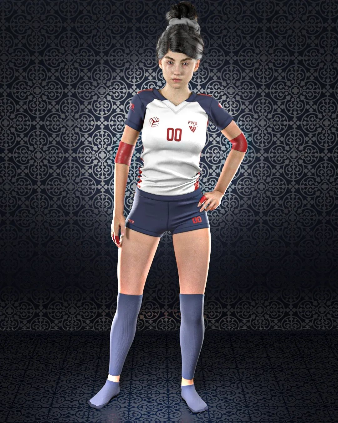 Volleyball No.1 (Marvelous Designer - FlippedNormals