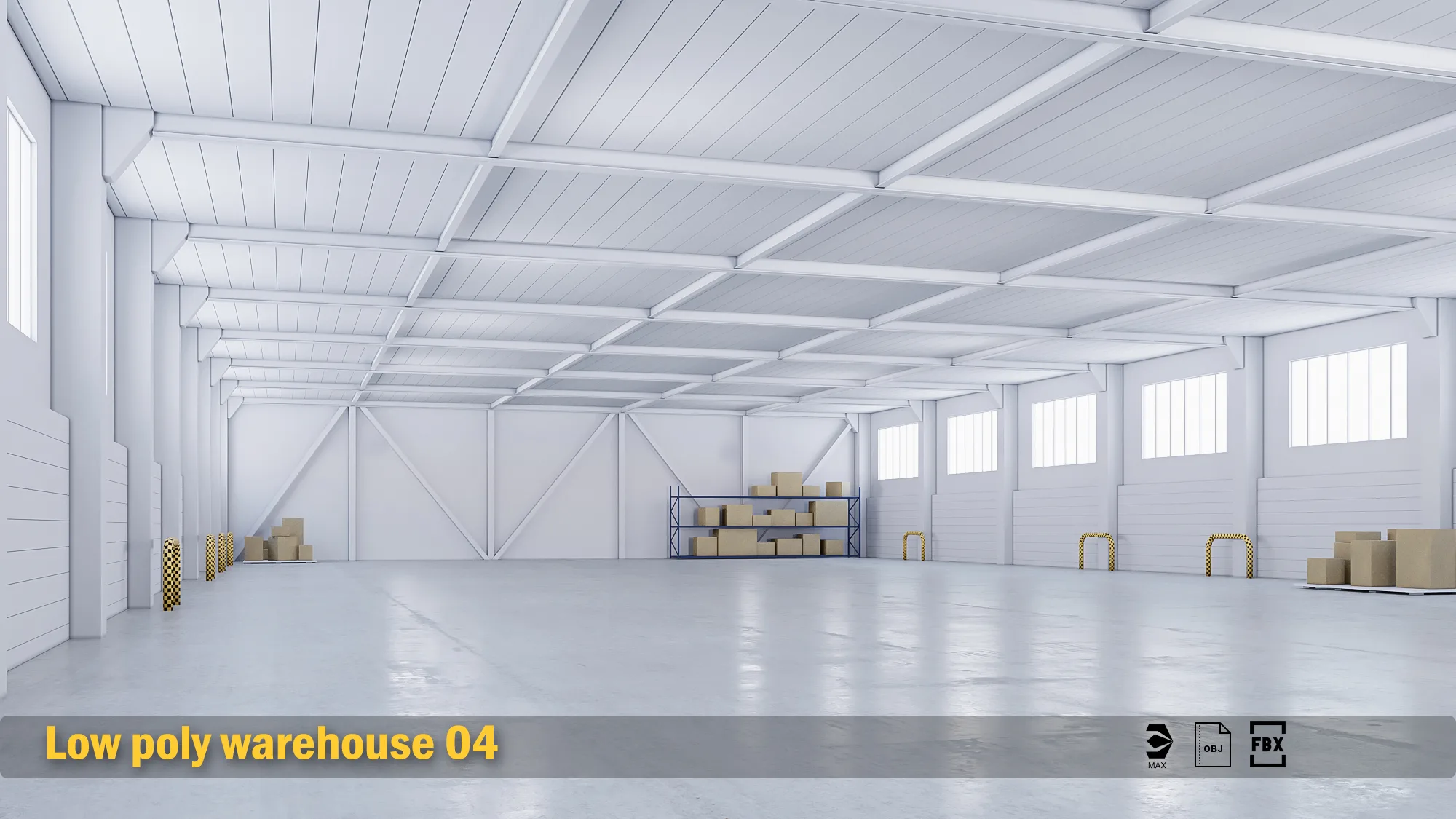 low poly warehouse 04 - FlippedNormals