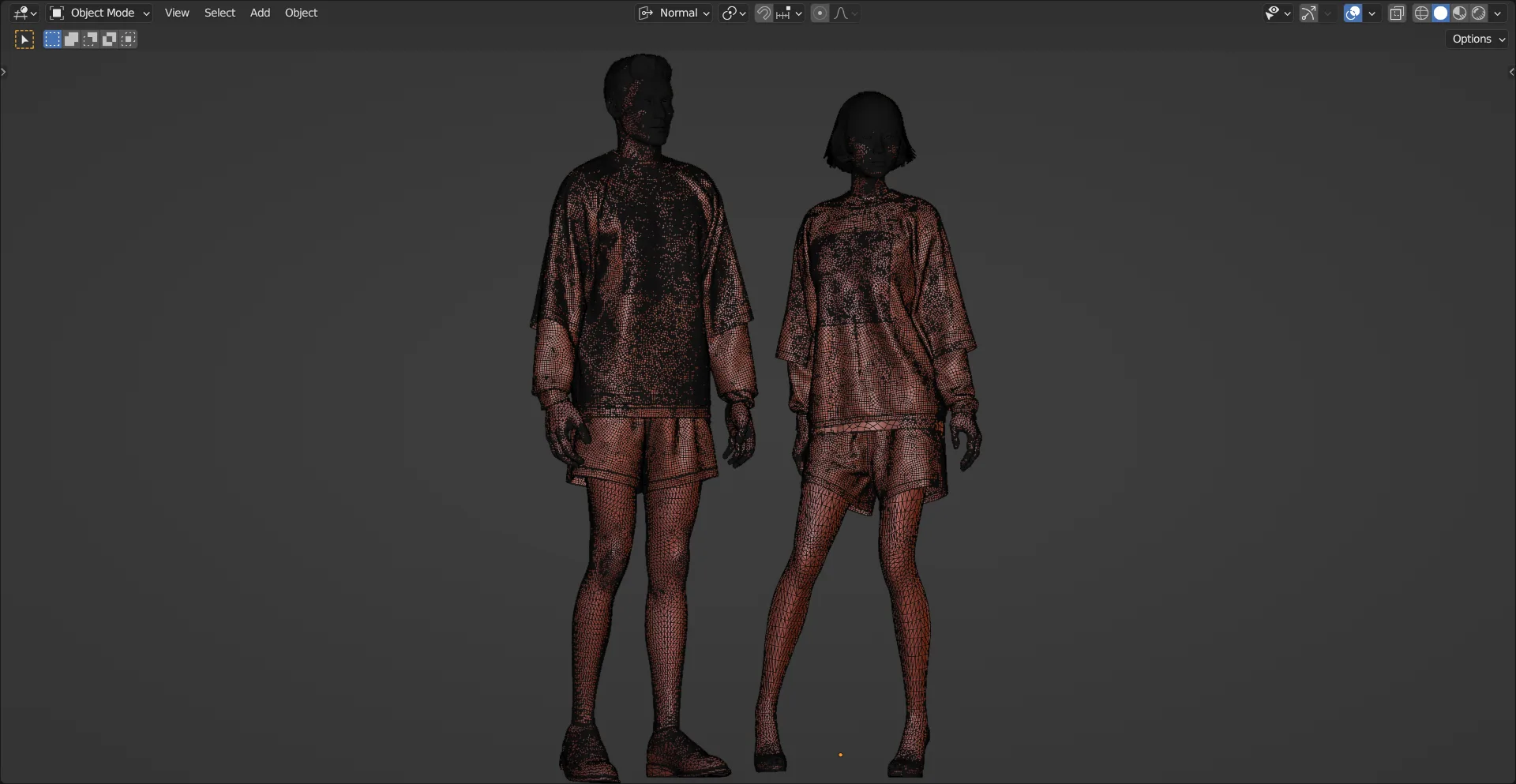 Sport Clothes Couple Set 04 - FlippedNormals