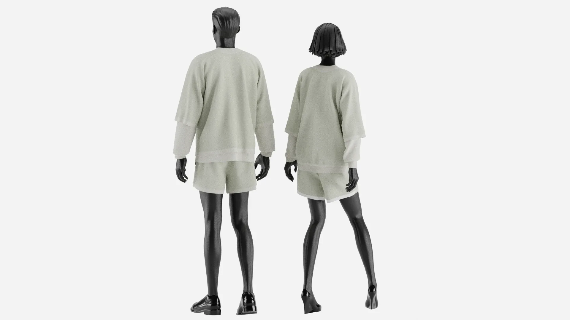 Sport Clothes Couple Set 04 - FlippedNormals