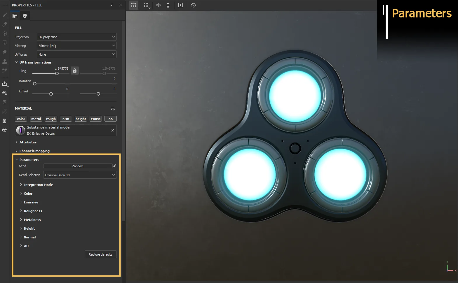 20 Emissive Decals - FlippedNormals