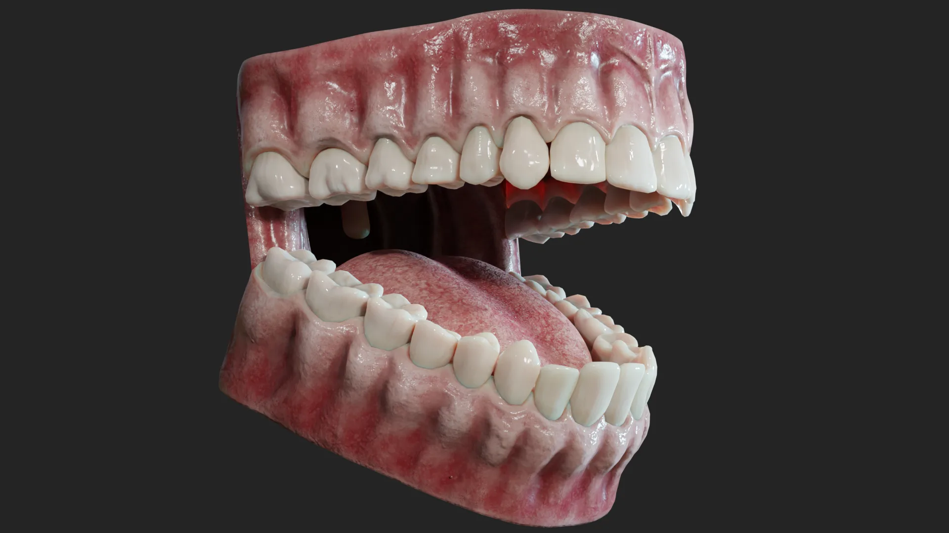 Realistic Mouth and Teeth Models - FlippedNormals