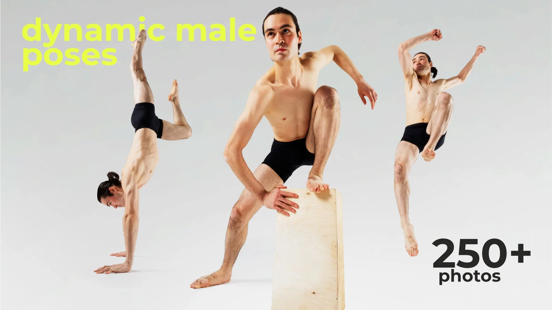 250+ Dynamic Male Wide-Angle Poses - FlippedNormals