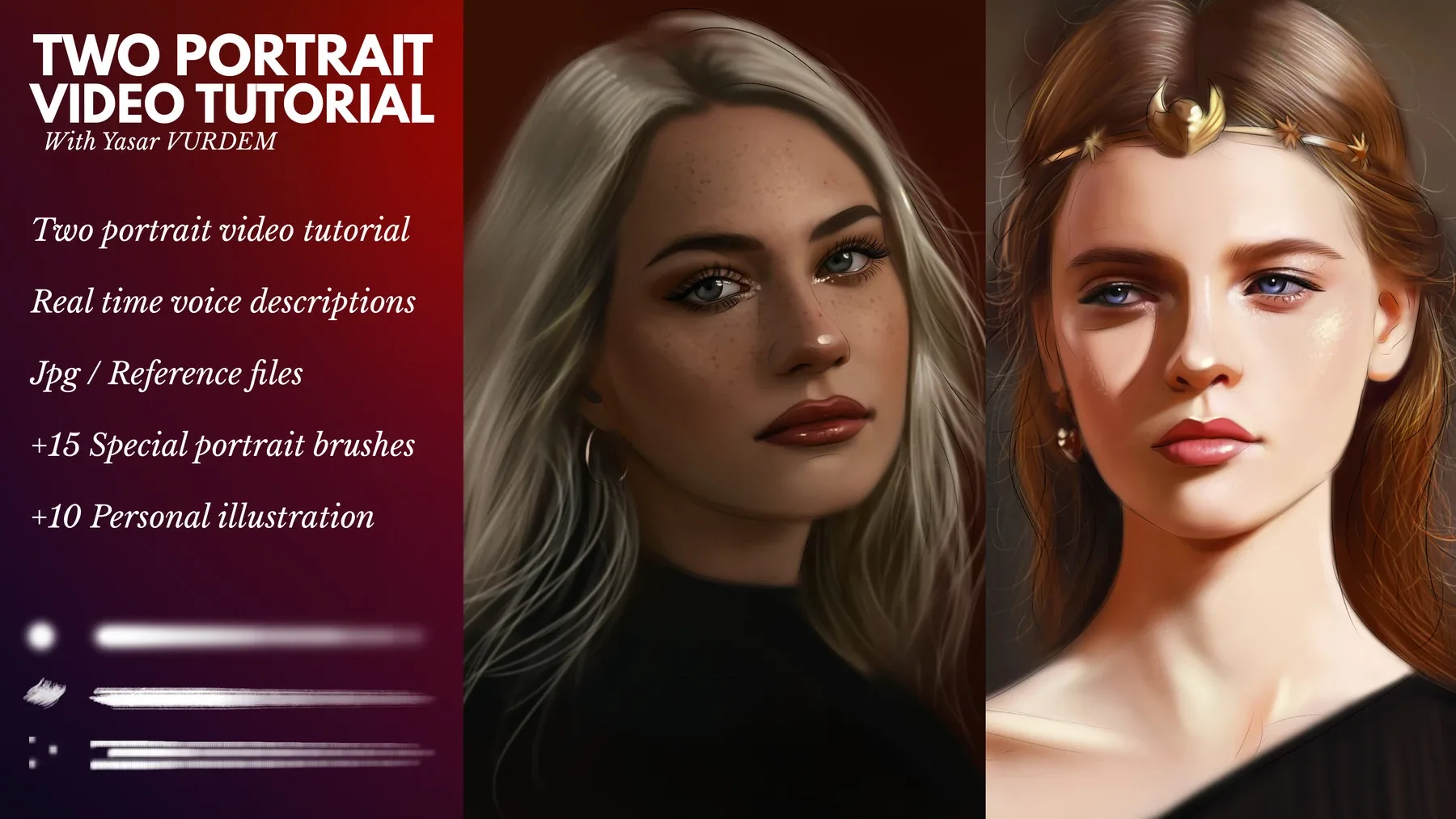 Two - Portrait video tutorial bundle - FlippedNormals