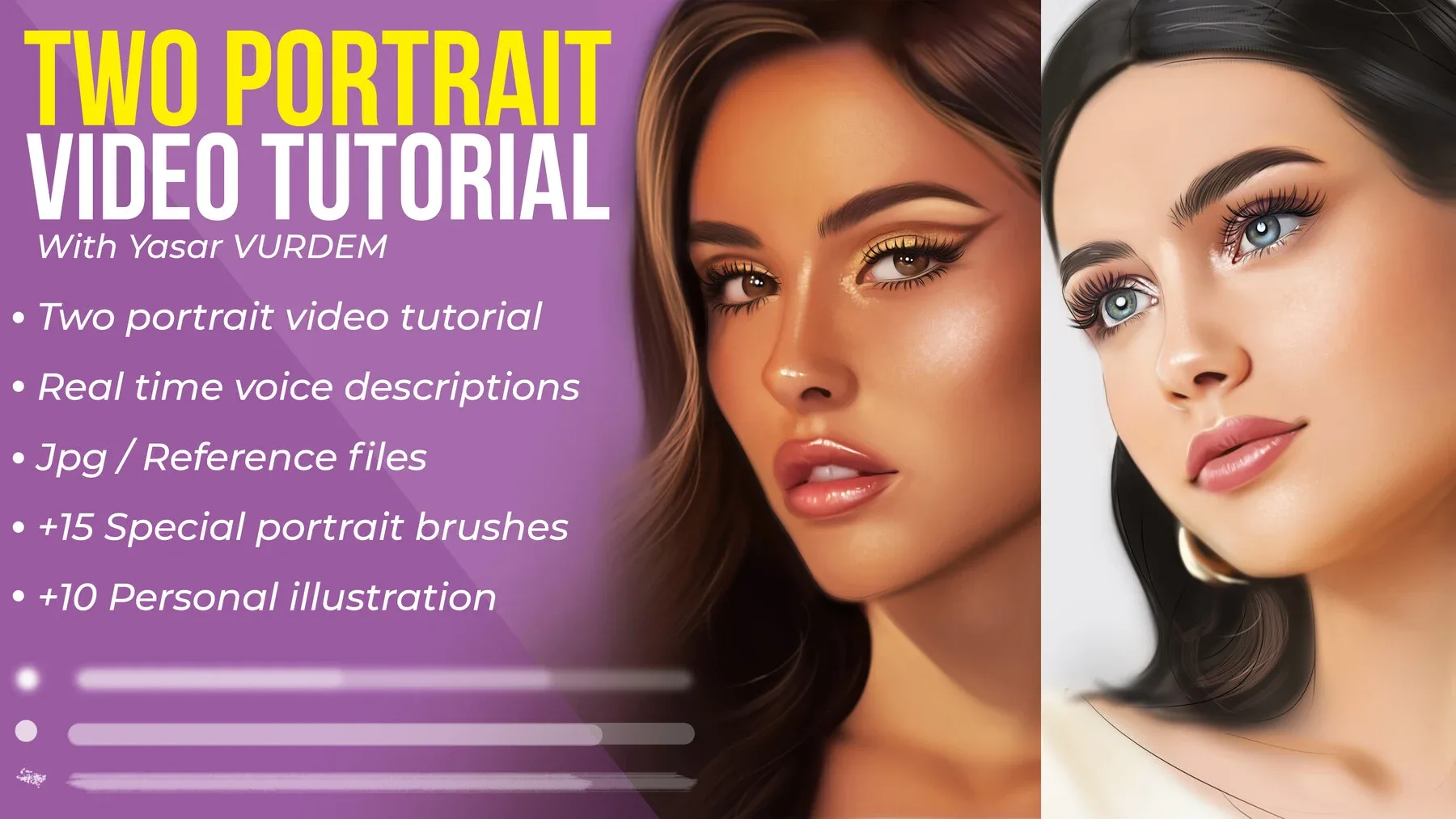 Two - Portrait video tutorial bundle - FlippedNormals
