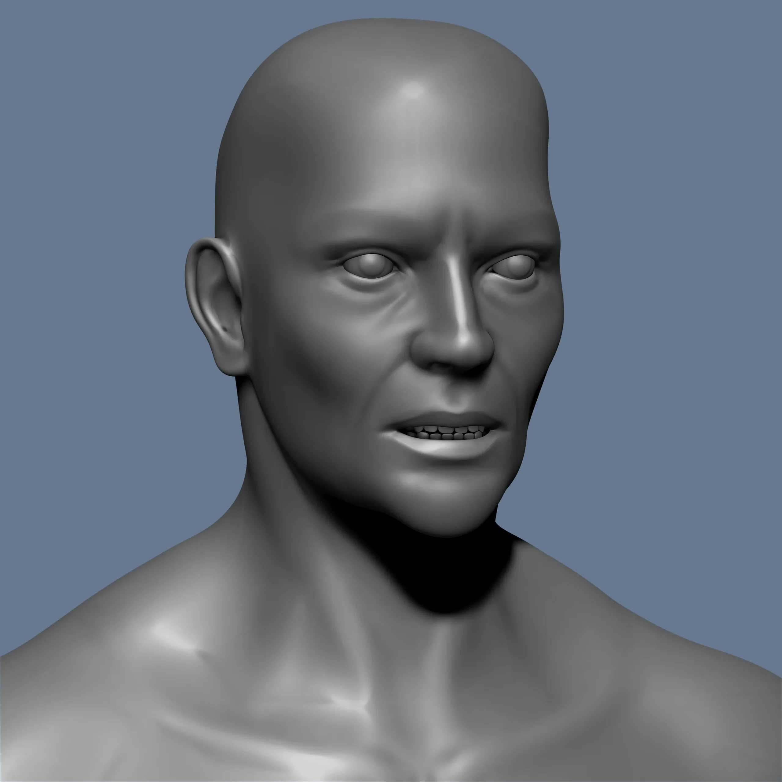 MALE BASE MESH - FlippedNormals