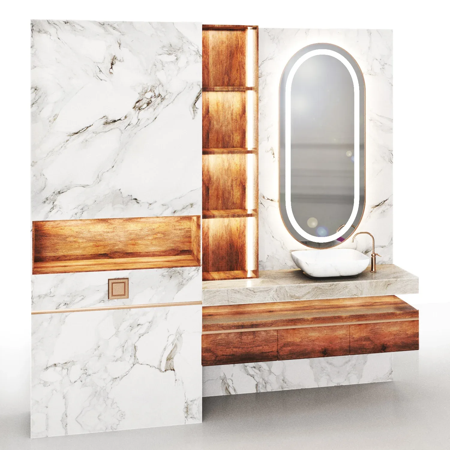 bathroom furniture2 wash basin - FlippedNormals