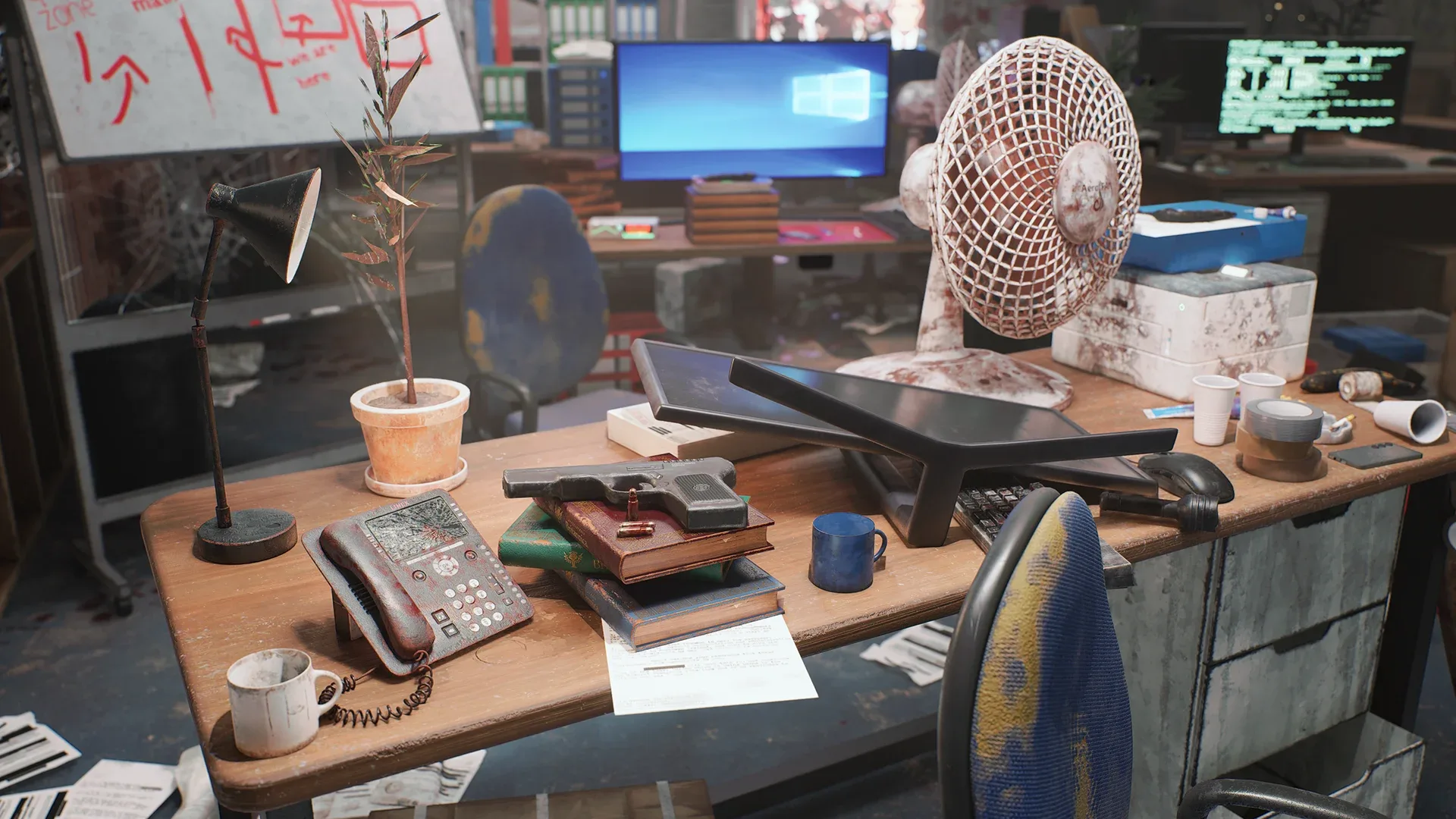 Post Apocalyptic office - FlippedNormals