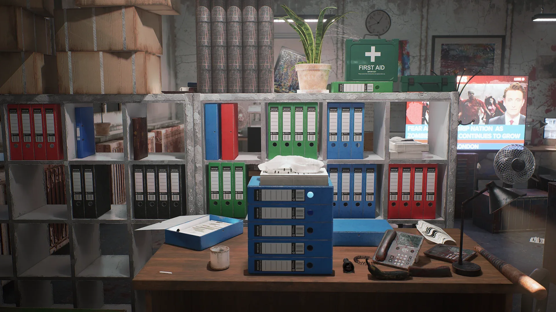 Post Apocalyptic office - FlippedNormals