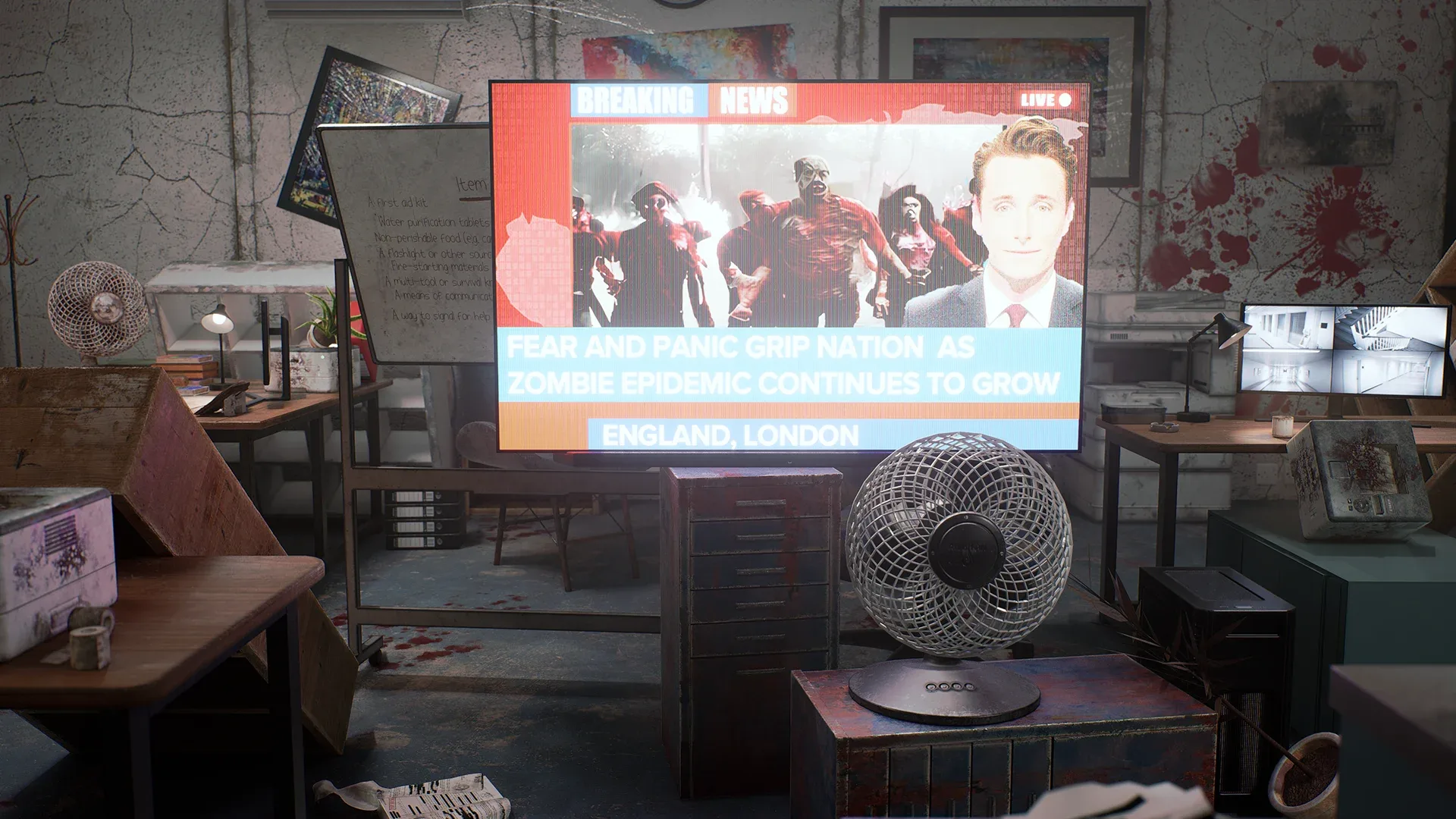 Post Apocalyptic office - FlippedNormals