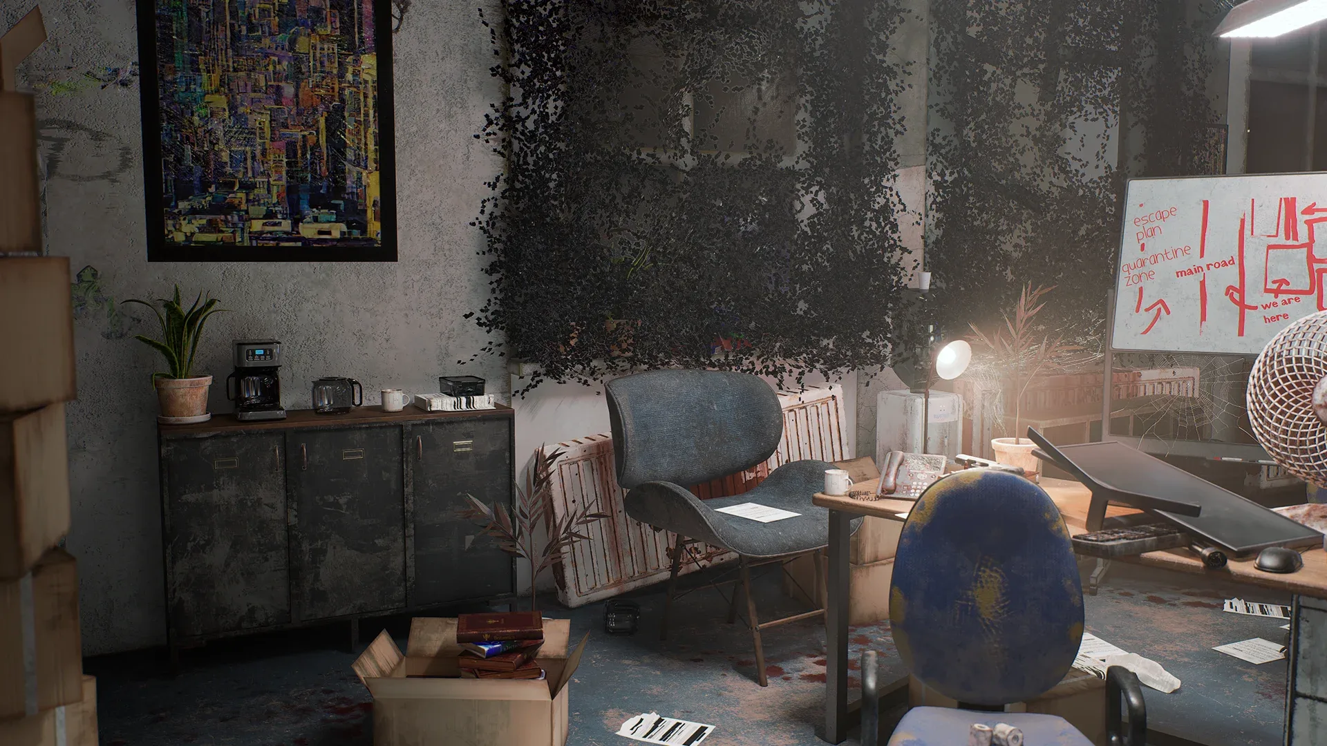 Post Apocalyptic office - FlippedNormals