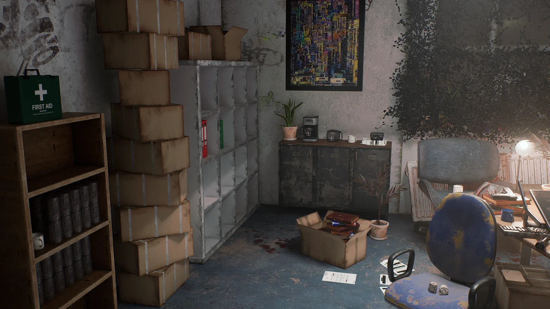 Post Apocalyptic office - FlippedNormals