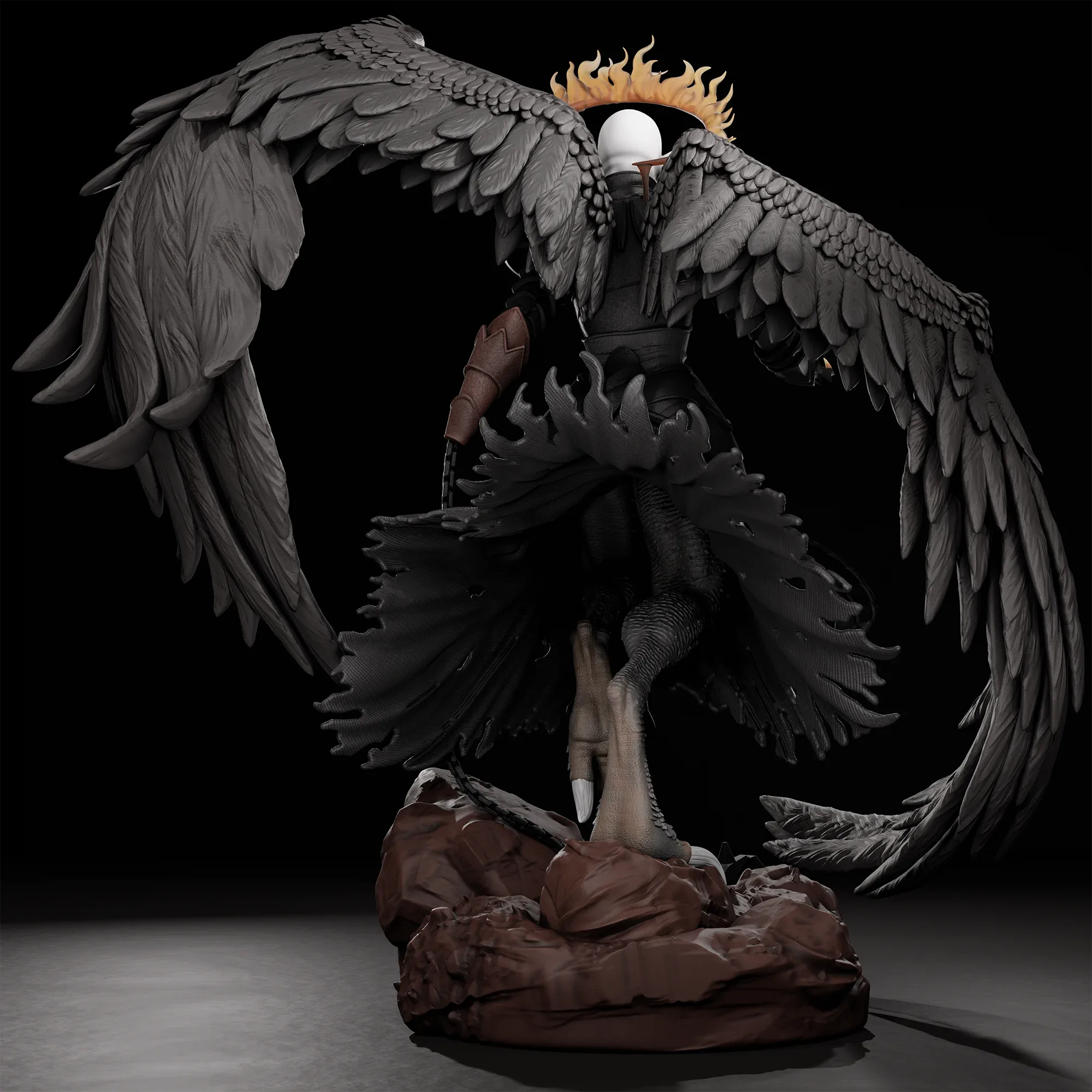 Zariel - DnD 3D print model - FlippedNormals