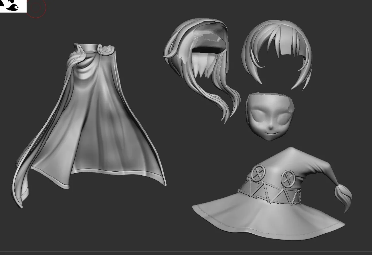 Megumin - Konosuba 3D print model - FlippedNormals