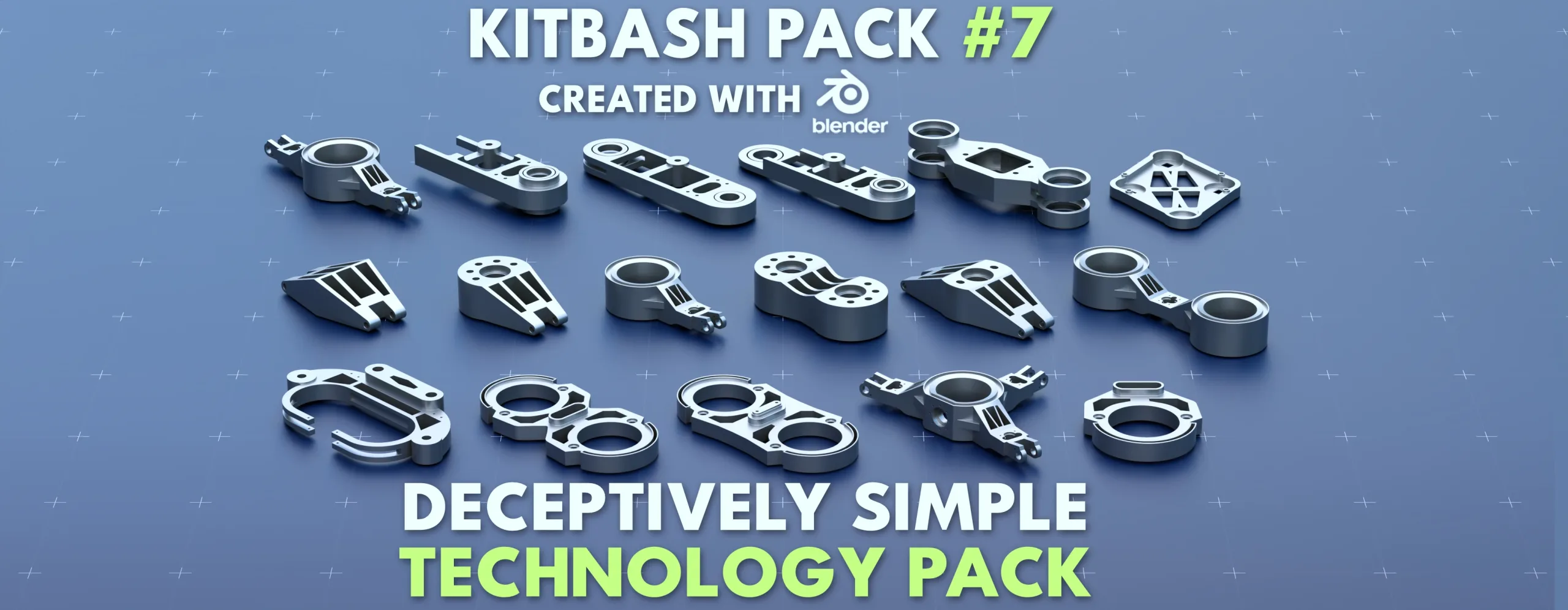 Simple Technology Kitbash Bundle - FlippedNormals
