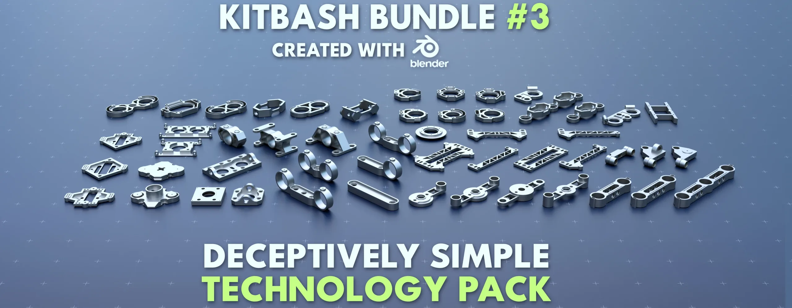 Simple Technology Kitbash Bundle - FlippedNormals