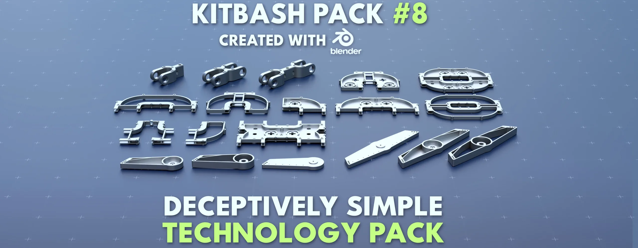 Simple Technology Kitbash Bundle - FlippedNormals