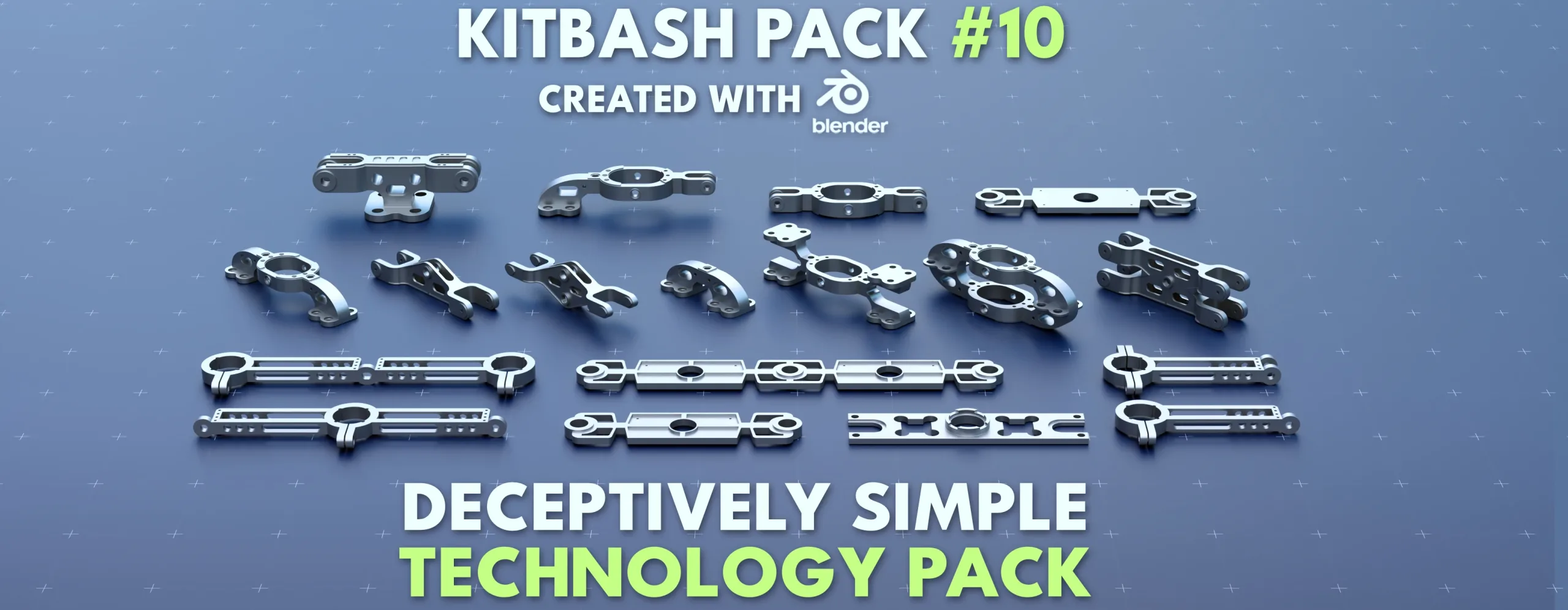Simple Technology Kitbash Bundle - FlippedNormals