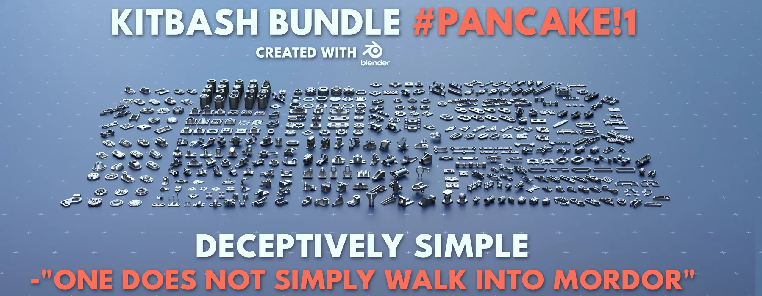 Simple Kitbash Bundle #Pancake - FlippedNormals
