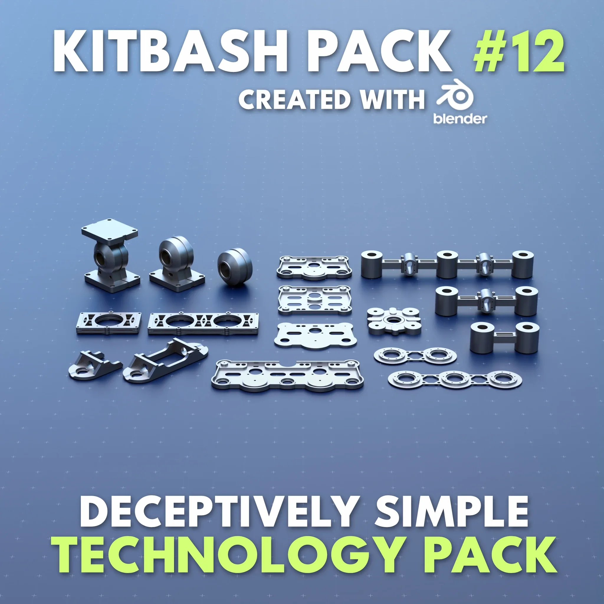 Simple Kitbash Bundle #Pancake - FlippedNormals