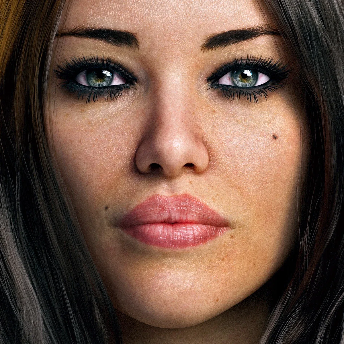 JULIA - Female BaseMesh Character - FlippedNormals