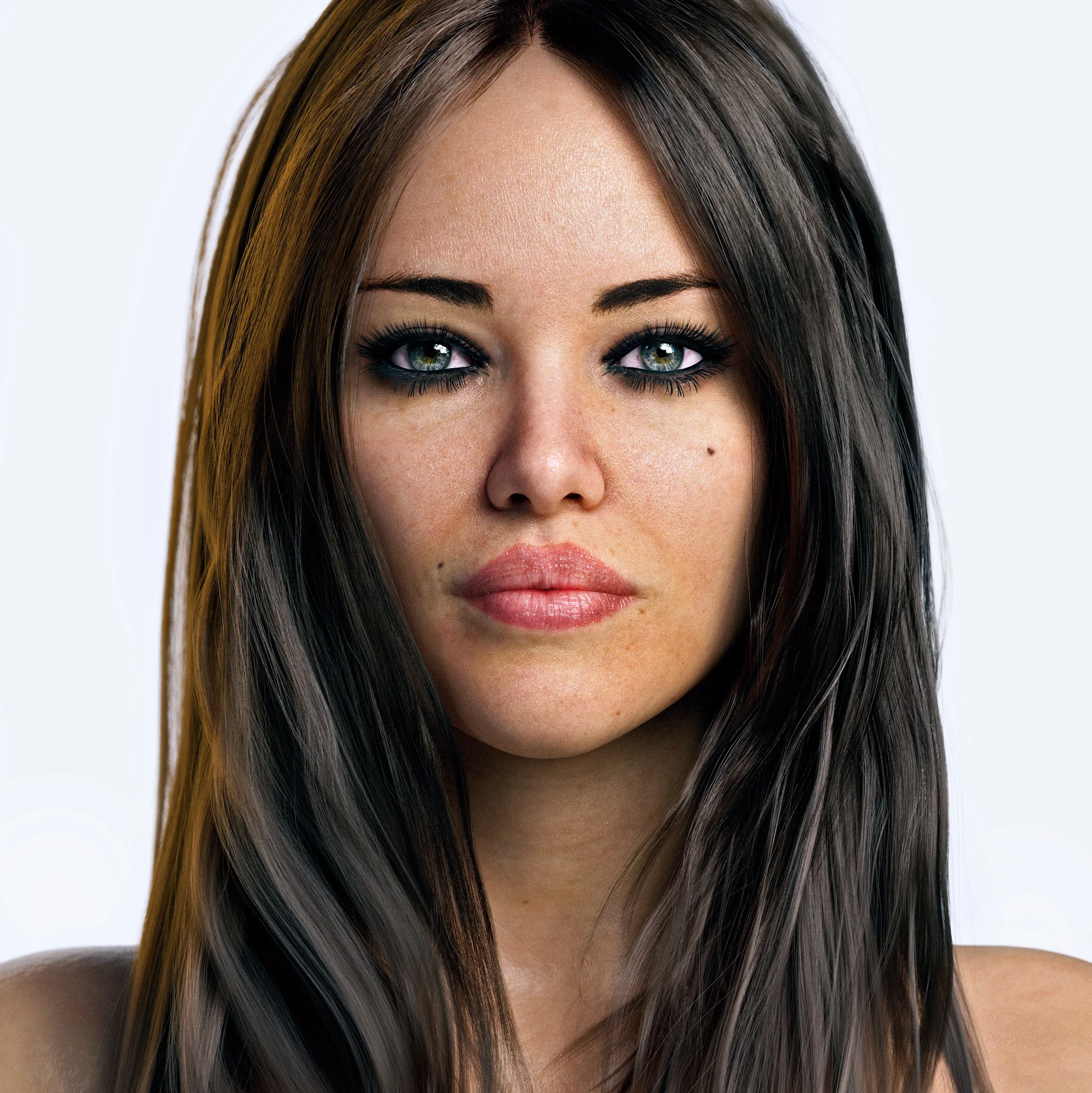 JULIA - Female BaseMesh Character - FlippedNormals