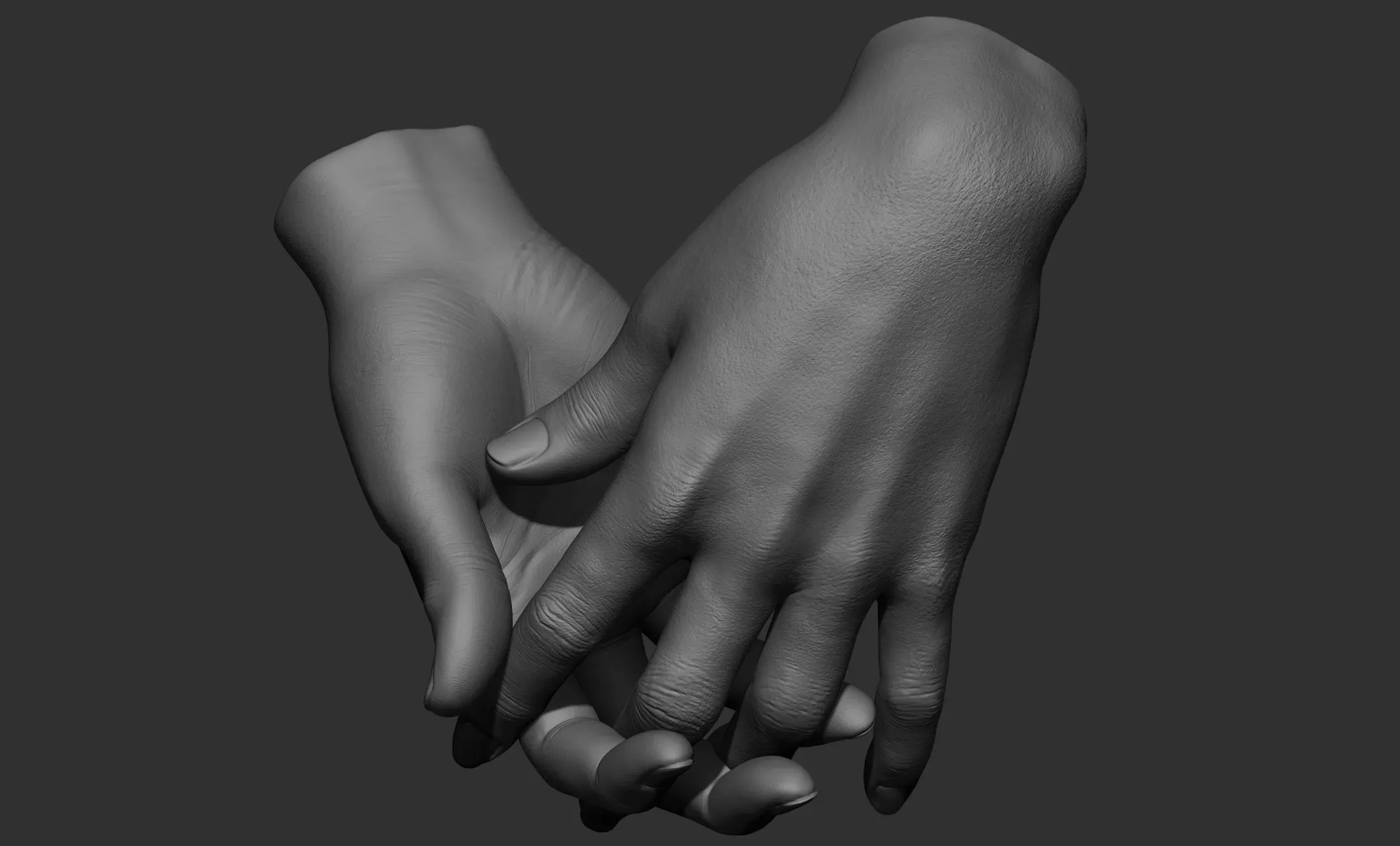 17 Female hand poses - FlippedNormals