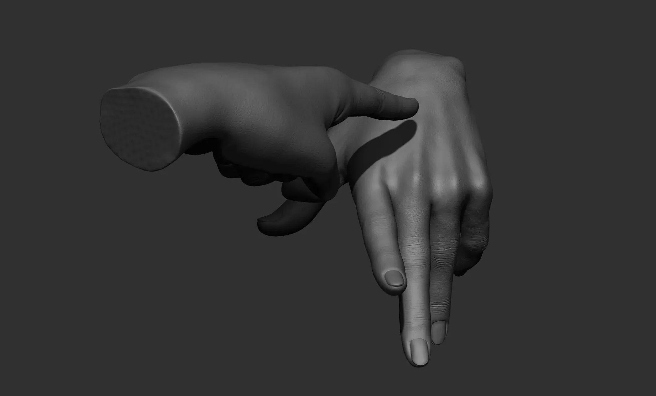 17 Female hand poses - FlippedNormals
