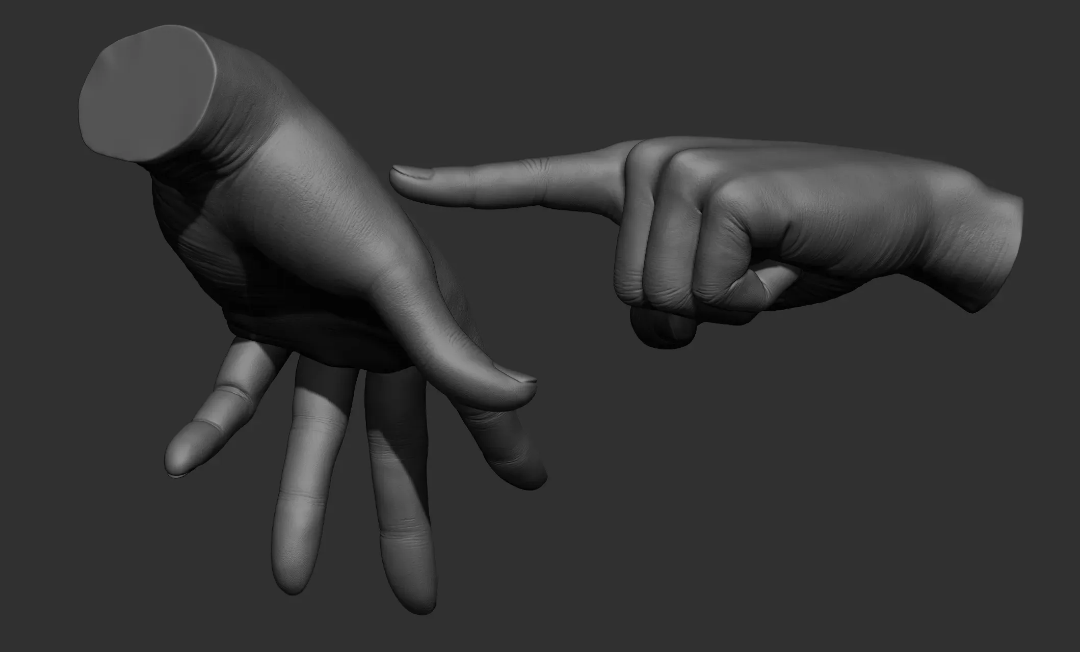 17 Female hand poses - FlippedNormals