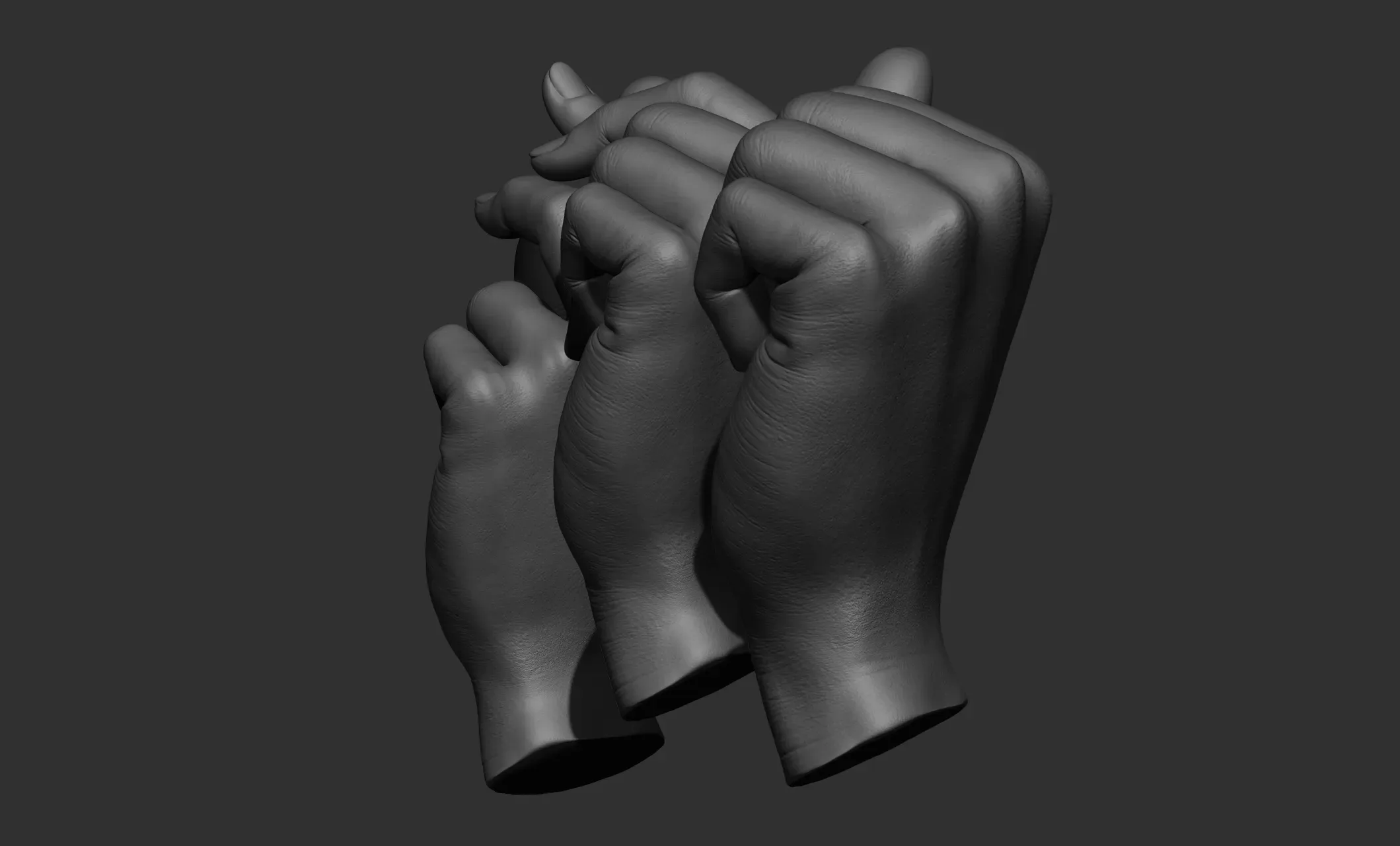 17 Female hand poses - FlippedNormals