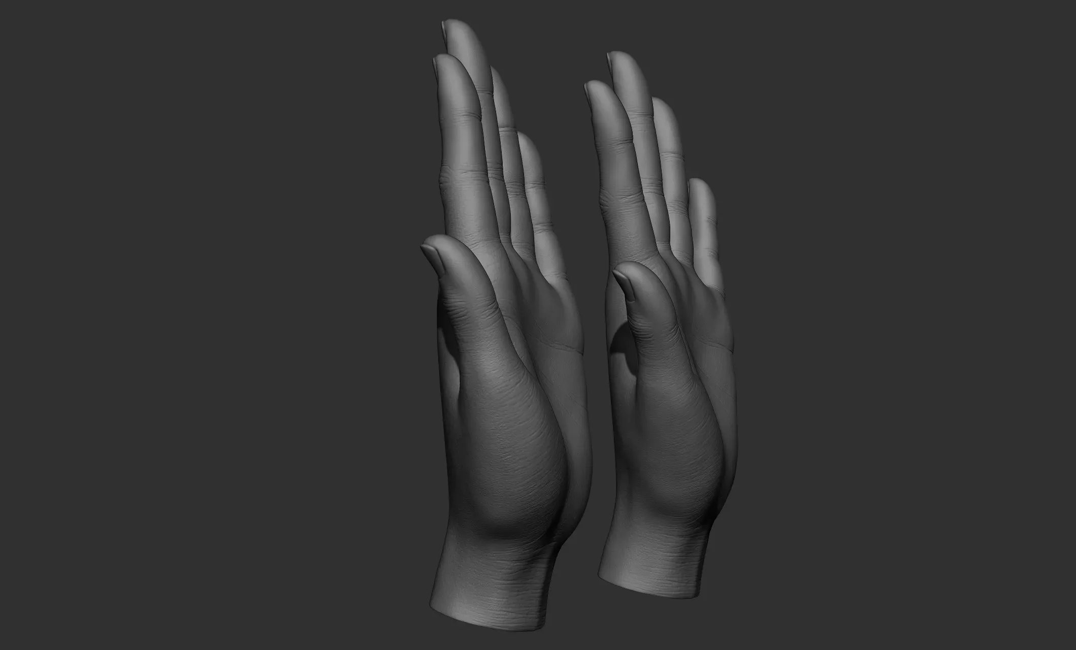 17 Female hand poses - FlippedNormals
